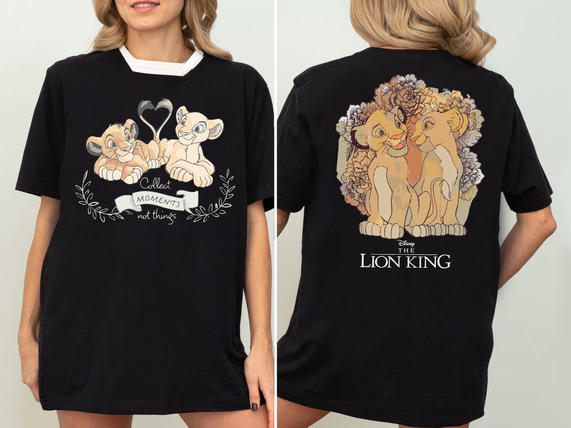Disney Simba Nala Love Shirt, Lion King Couple, Disney Wild Tee, Animal ...