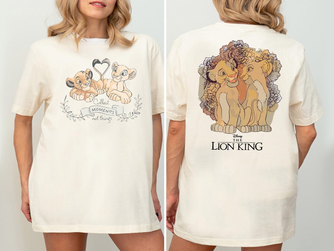 Disney Simba Nala Love Shirt, Lion King Couple, Disney Wild Tee, Animal ...