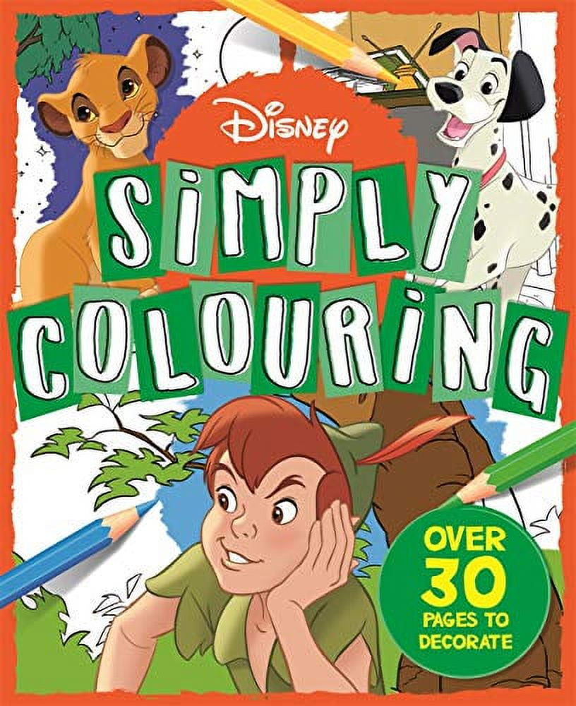 Disney: Simply Colouring (Paperback) by Walt Disney - Walmart.com