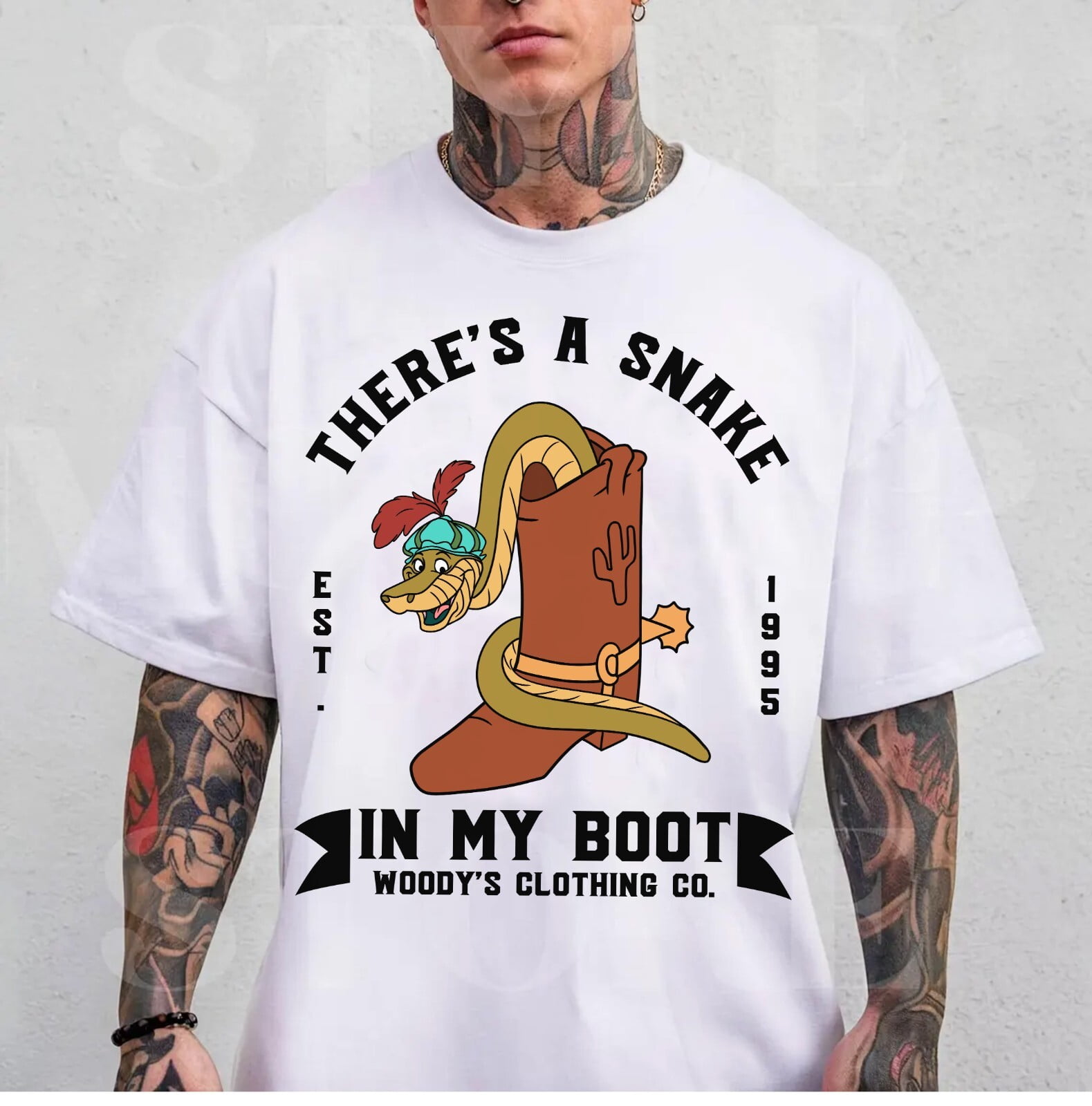 Disney Sir Hiss There's A Snake In My Boot Unisex Adult Kid Tee 82206 ...