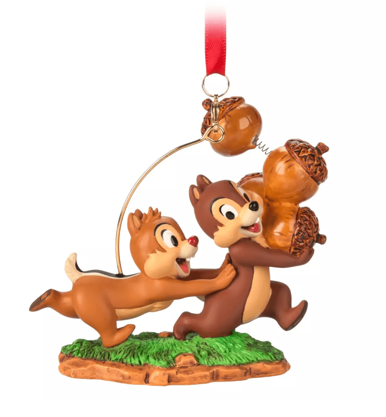 Disney Sketchbook Chip 'n Dale with Acorns Christmas Tree Ornament New ...