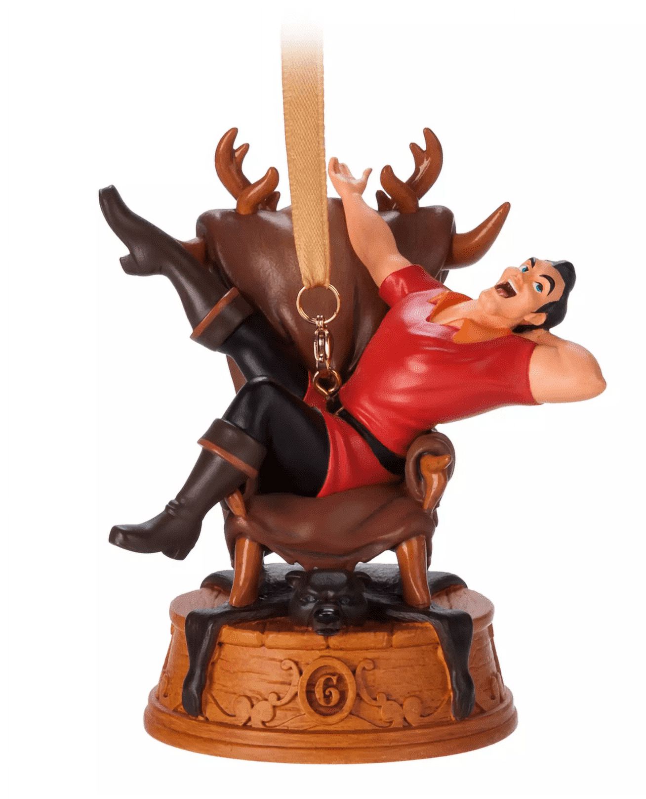 Disney Sketchbook Gaston Singing Living Magic Christmas Ornament New ...