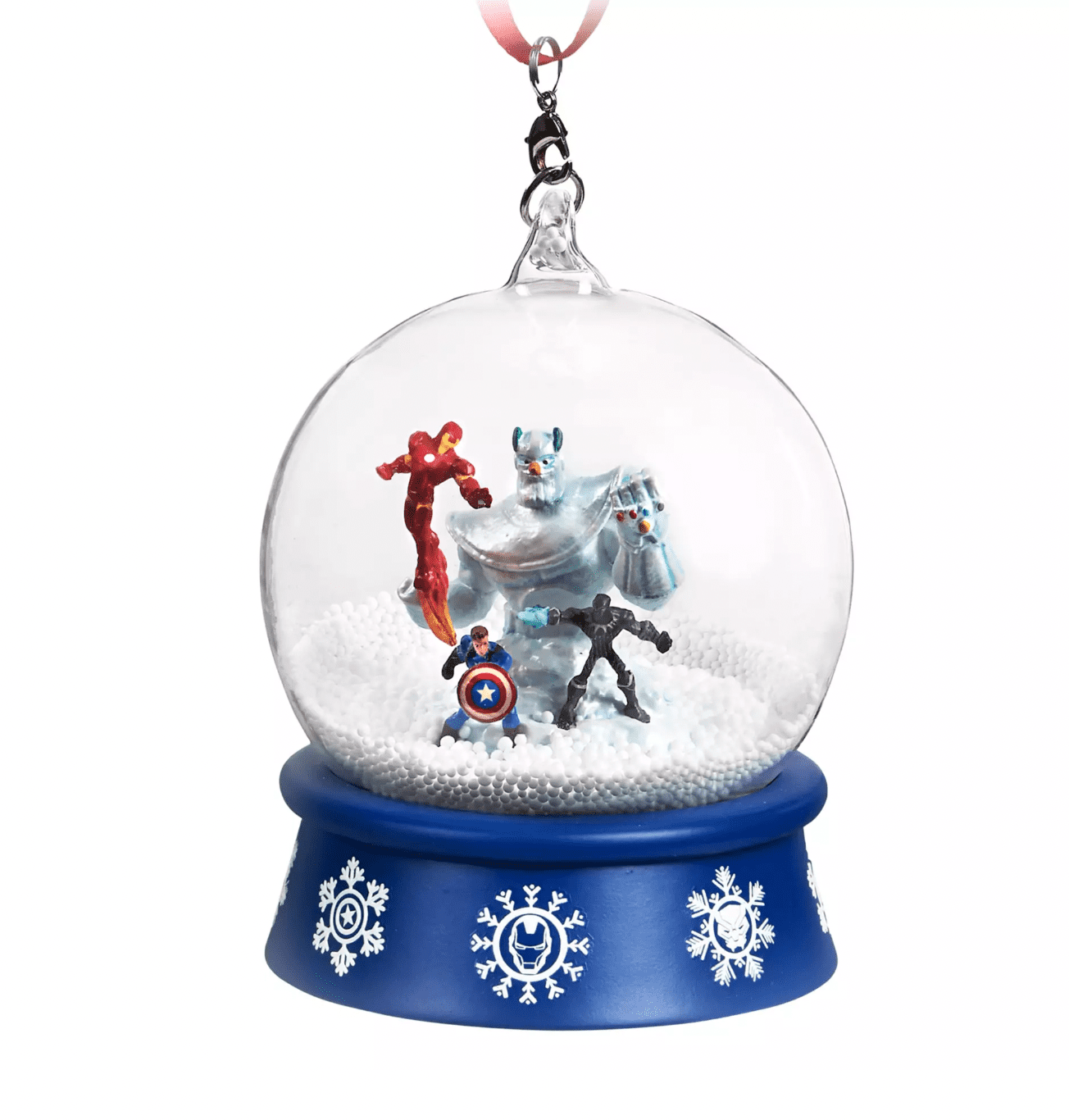 Disney Sketchbook Marvel's Avengers Mini Snow Globe Christmas Ornament ...