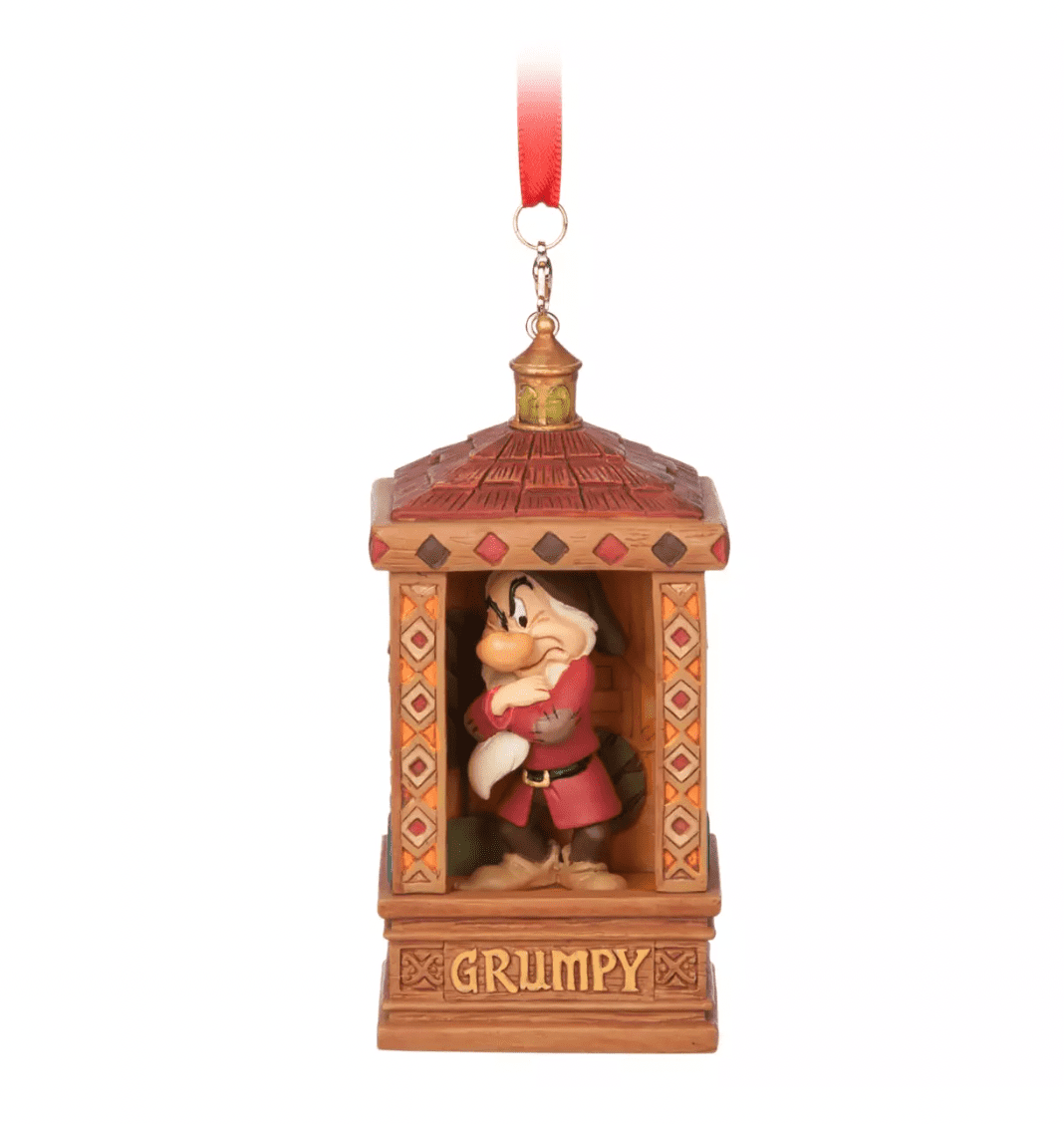 Disney Sketchbook Seven Dwarfs Grumpy Light-Up Tree Christmas Ornament ...