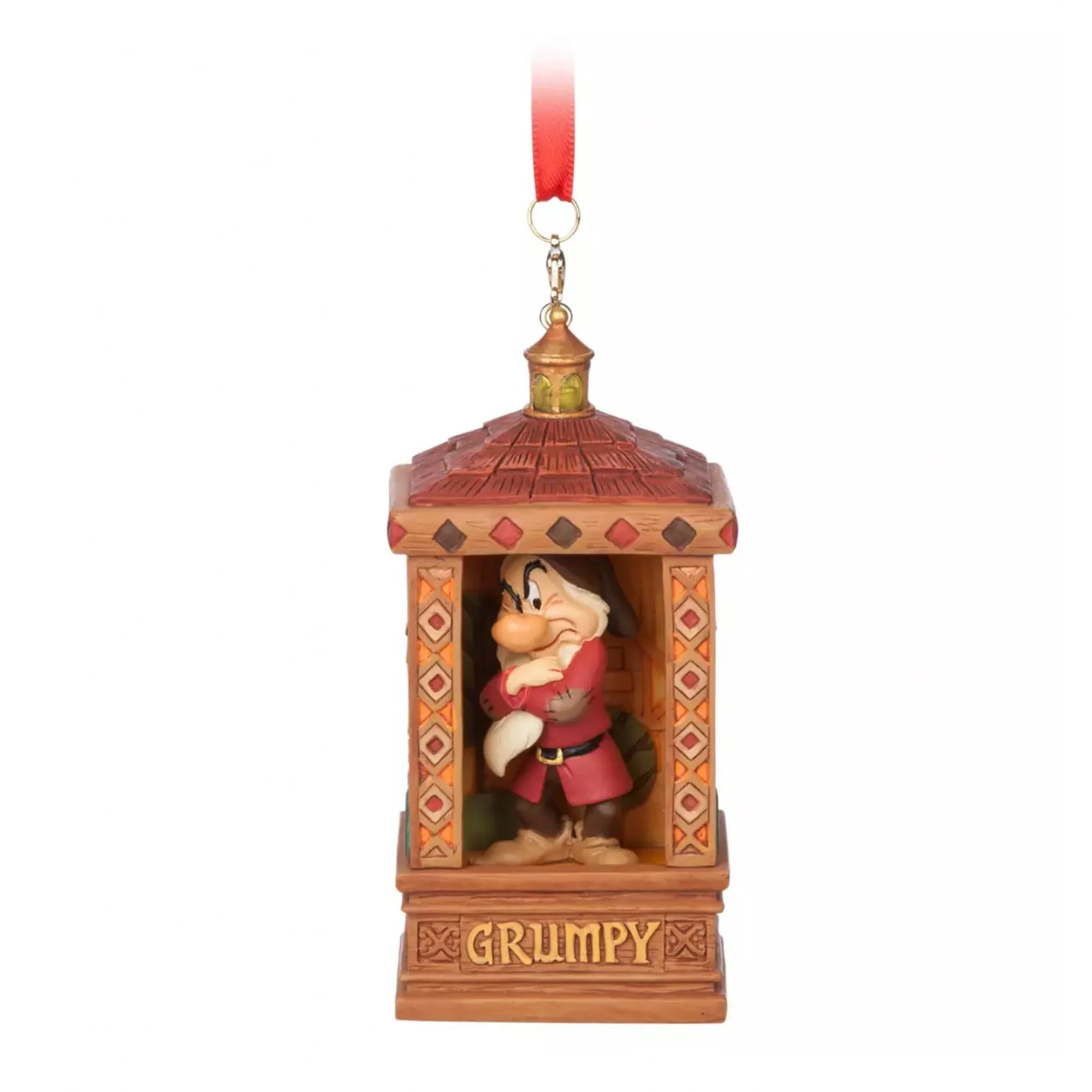 Disney Sketchbook Seven Dwarfs Grumpy Light-Up Christmas Ornament ...