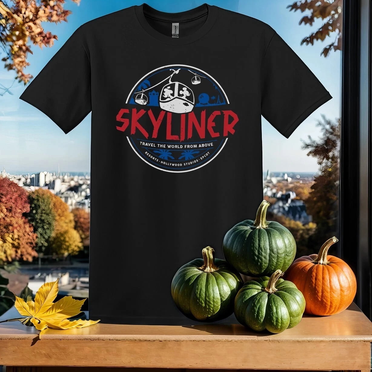 Disney Skyliner Cable Car Air Transit Magical Resort Flight T-shirt ...