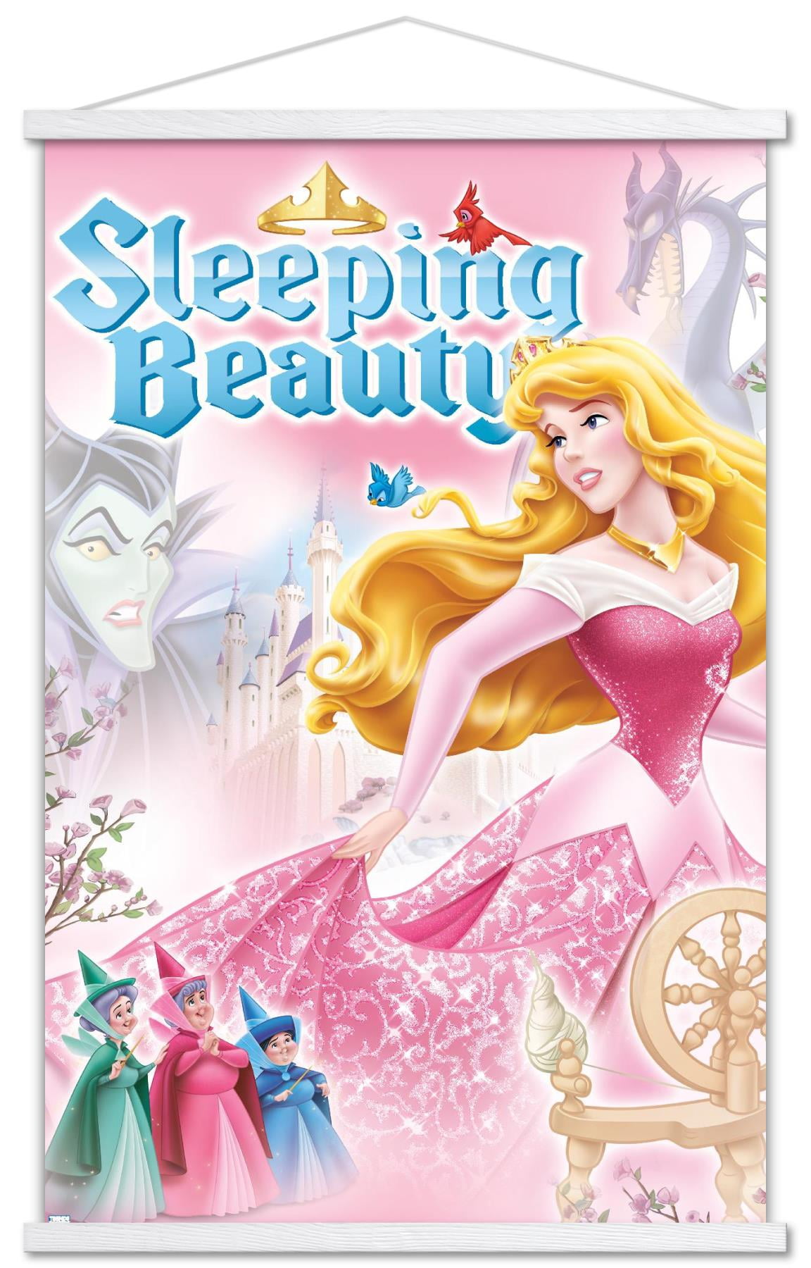 Disney Sleeping Beauty - Cover Wall Poster with Magnetic Frame, 22.375 ...