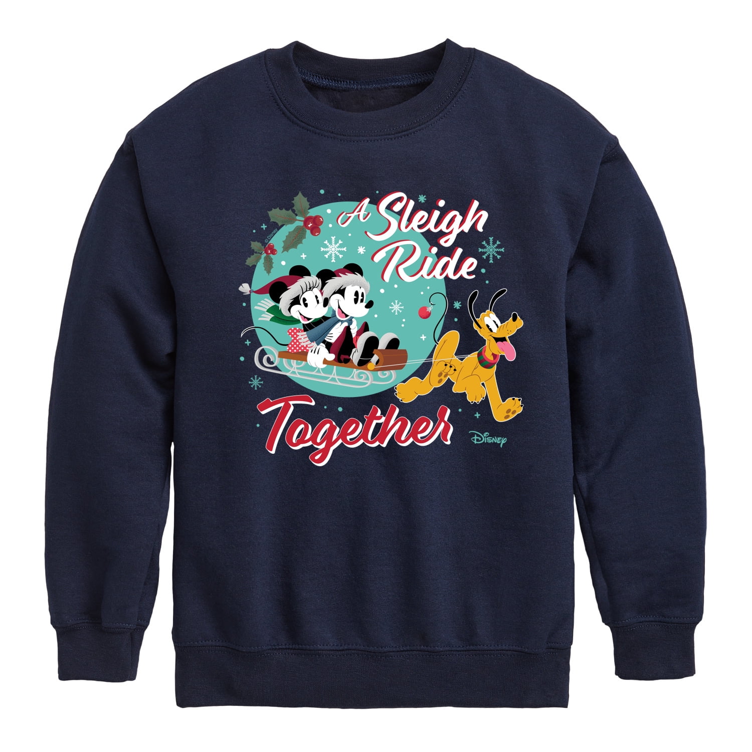 Disney - Sleigh Ride Together - Toddler & Youth Crewneck Fleece ...