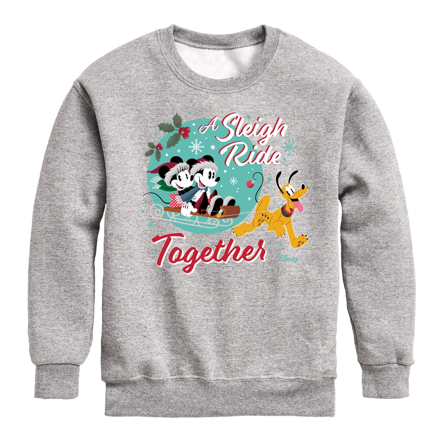 Disney - Sleigh Ride Together - Toddler & Youth Crewneck Fleece ...