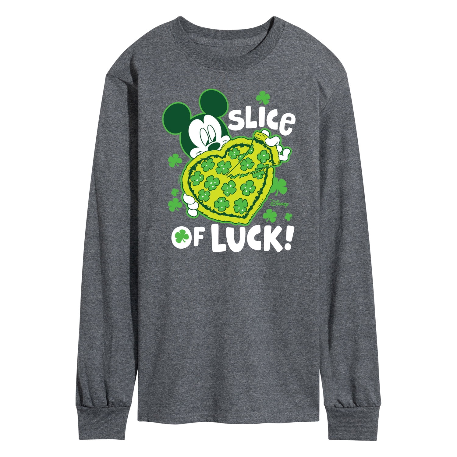 Disney - Slice Of Luck - Men's Long Sleeve T-Shirt - Walmart.com