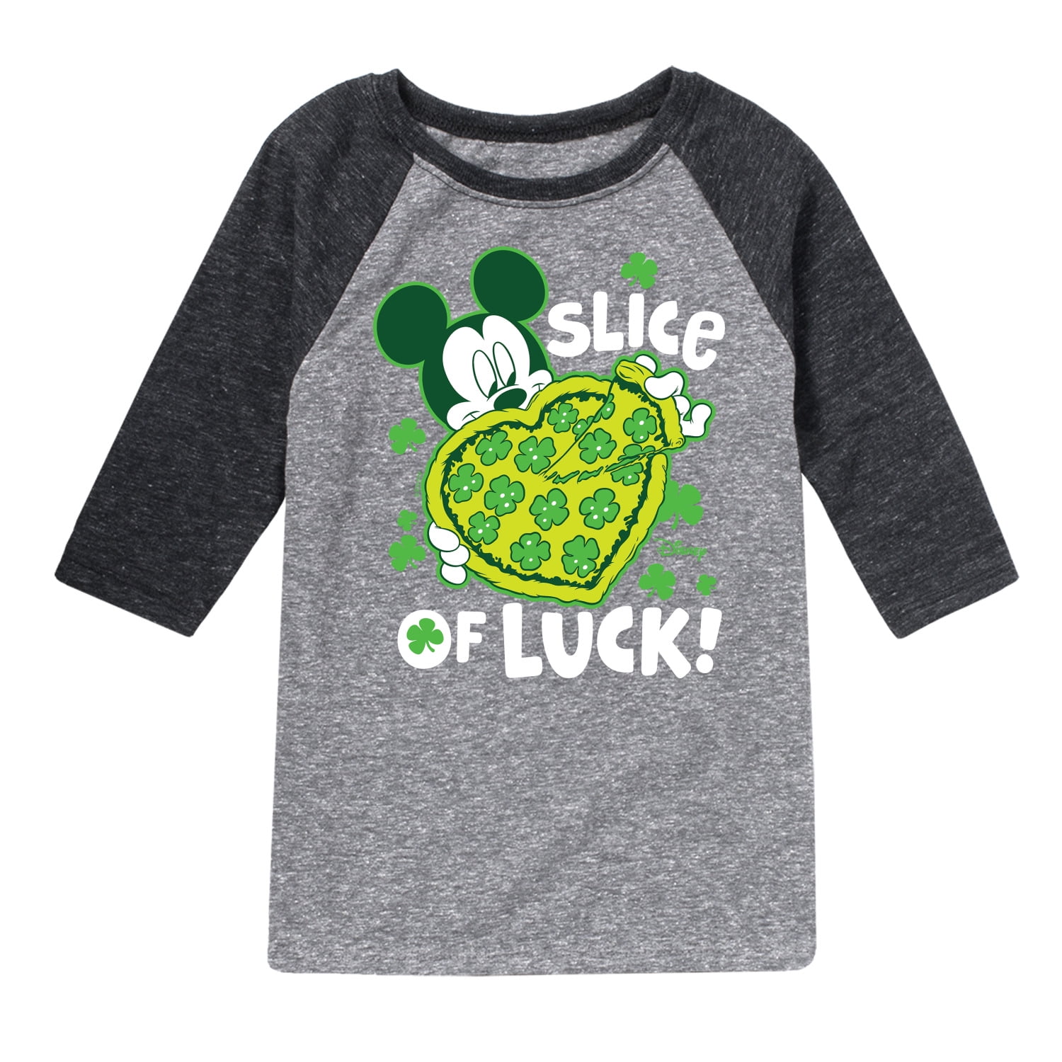 Disney - Slice Of Luck - Toddler And Youth Raglan Graphic T-Shirt ...