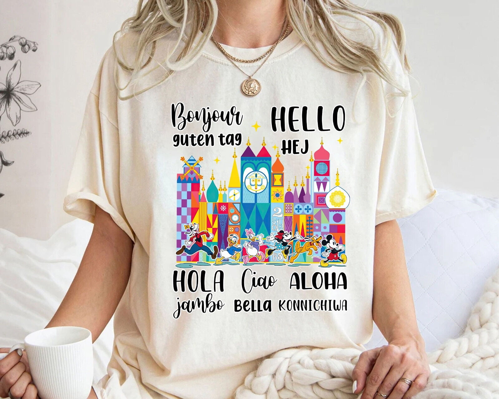 Disney Small World Many Languages Hello International Cruise Ride T ...