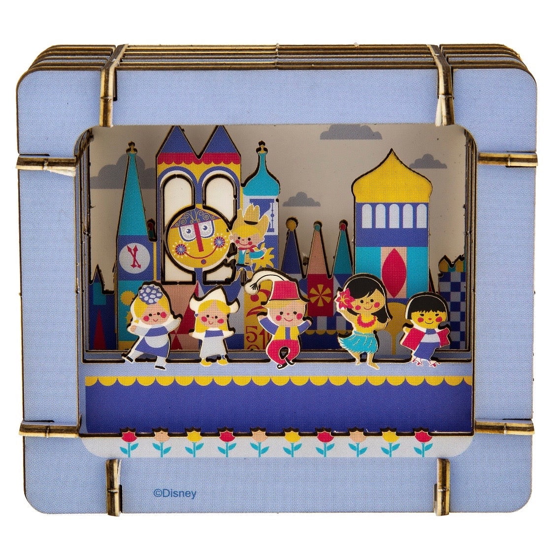 Small World 3D Diorama Model Kit Small World 14 Piece Disney Parks ...