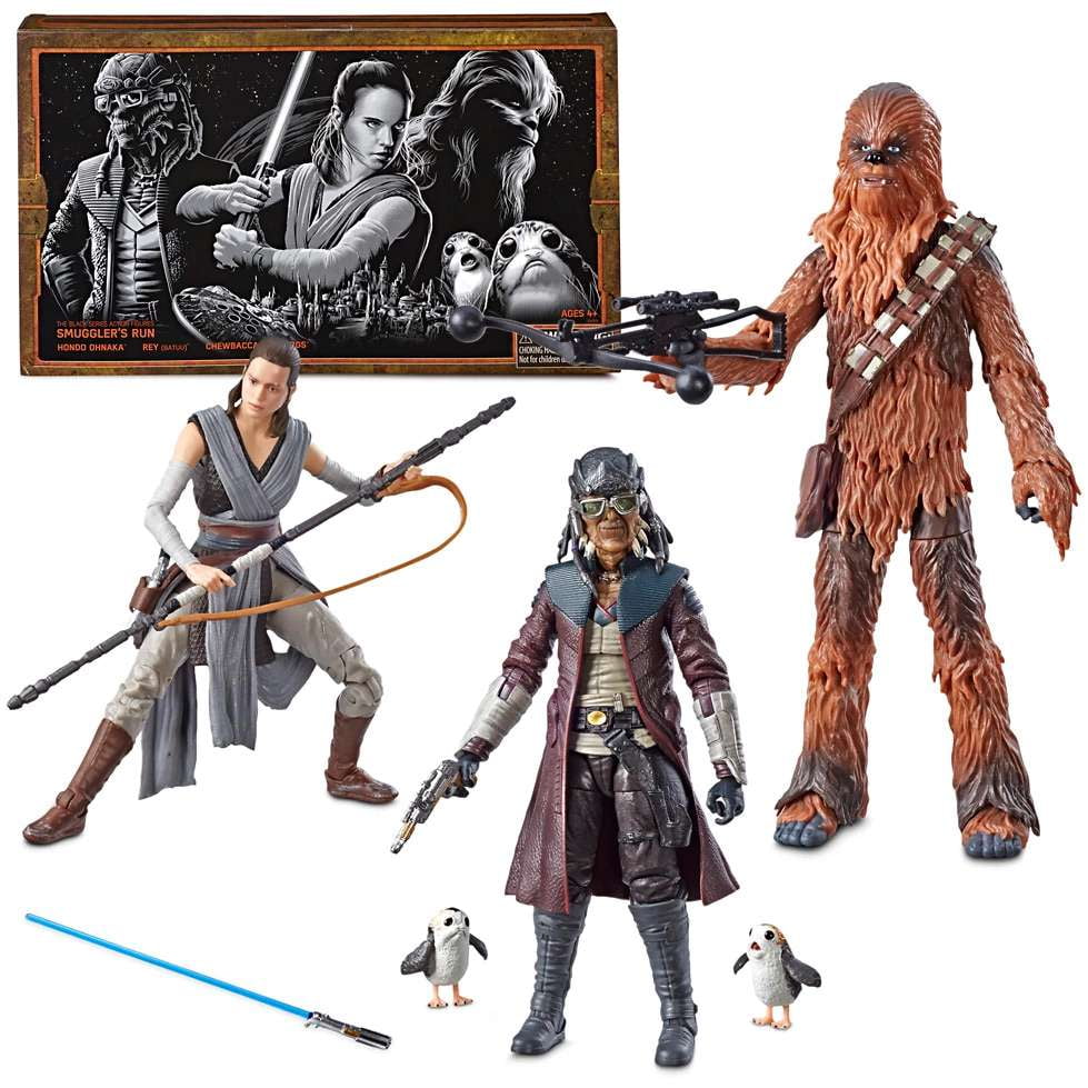 Star Wars Galaxy's Edge Black Series Smugglers Run 6" Figure 4-Pack ...