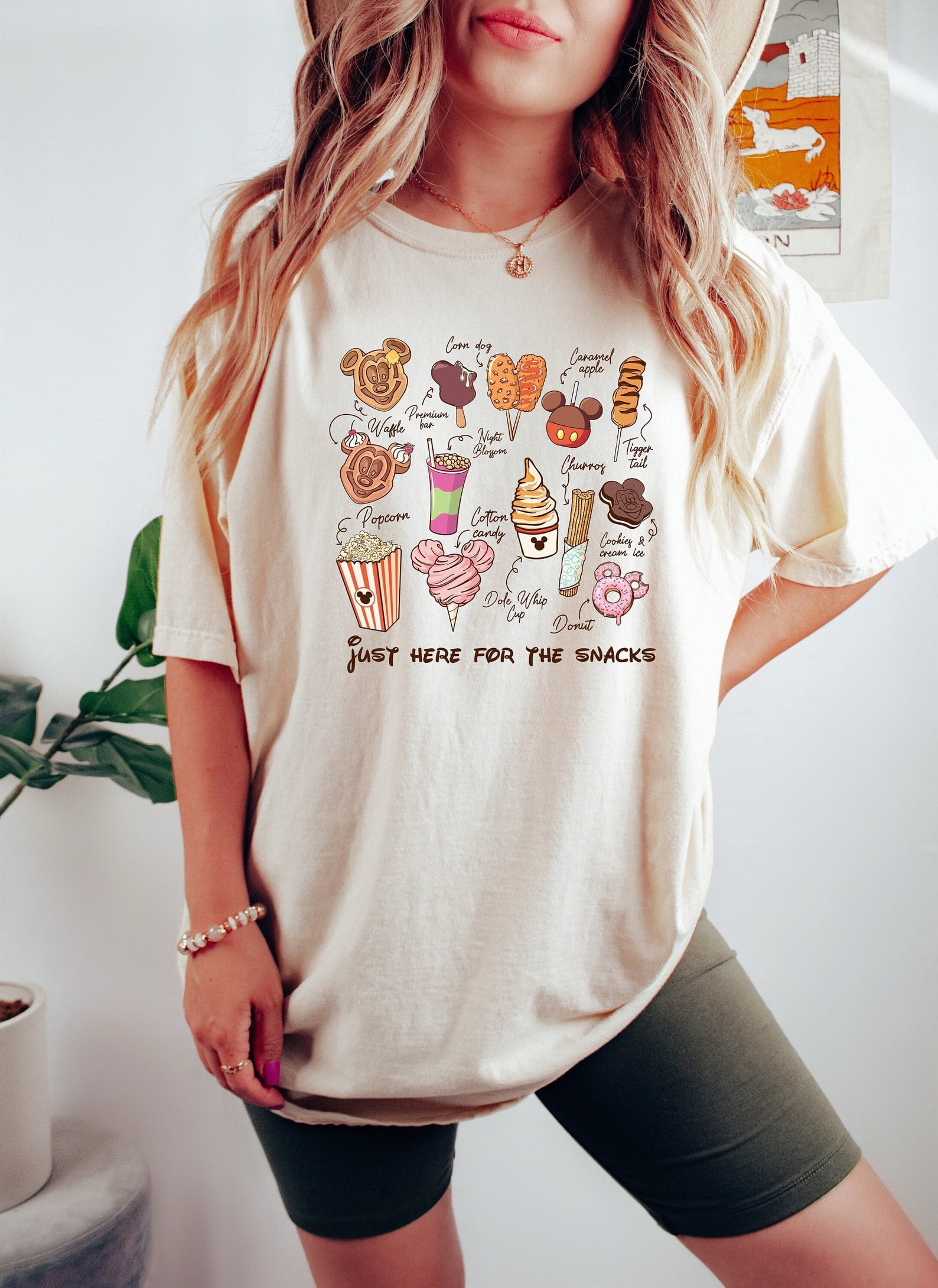 Disney Snack Goals Shirt, Just Here For The Snacks Shirt, Disney Lover ...