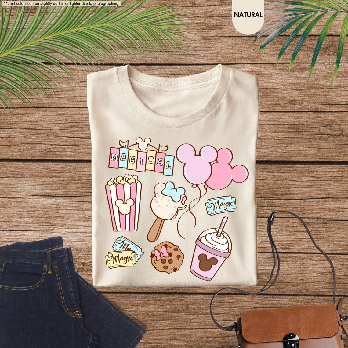 Disney Snacks T-Shirt, Magical Park Snacks, Disneyland Snacks, Epcot ...