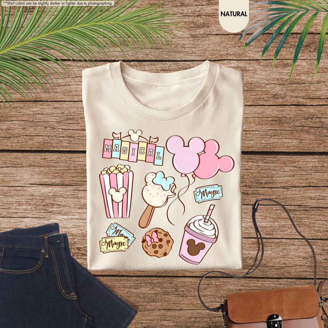 Disney Snacks T-Shirt, Magical Park Snacks, Disneyland Snacks, Epcot ...
