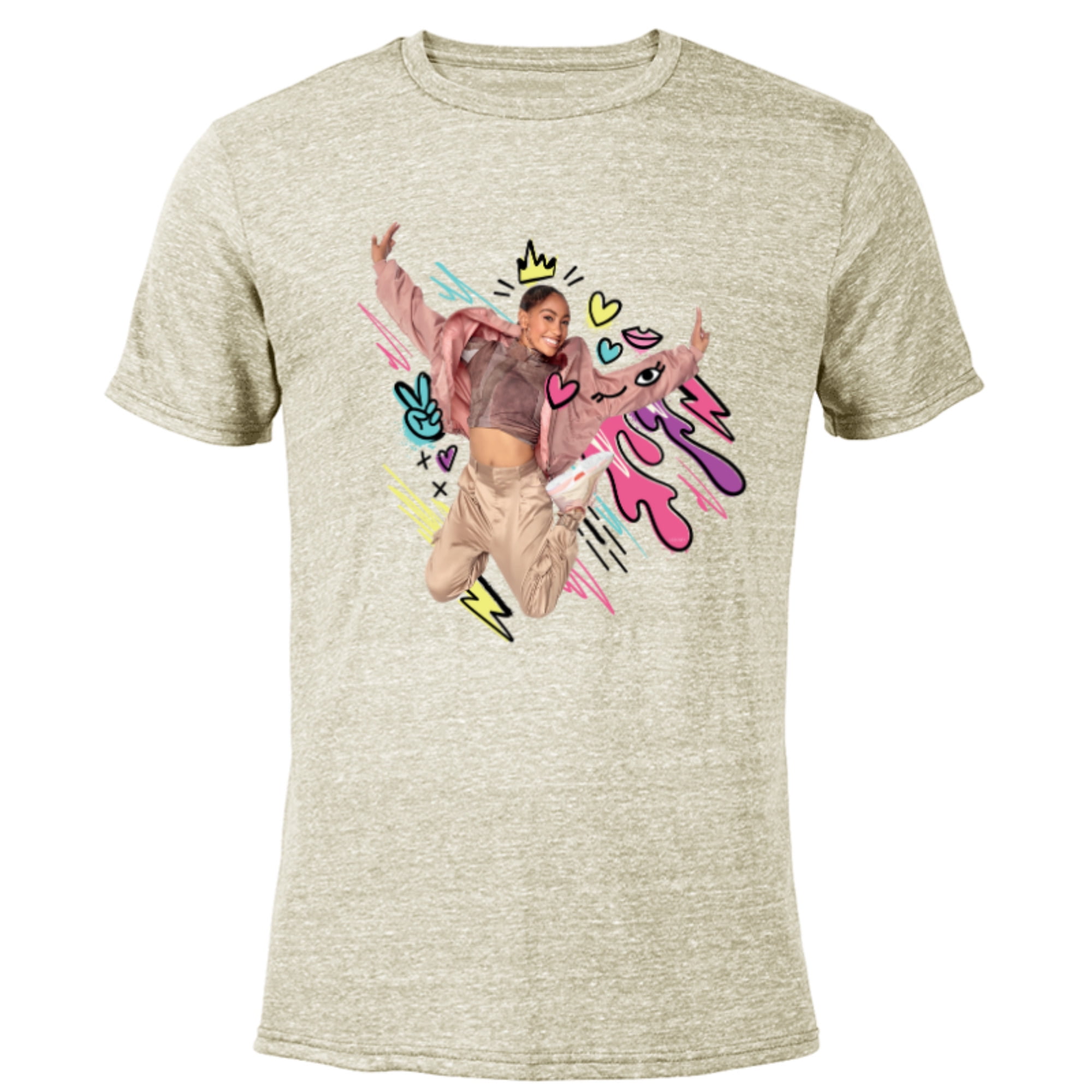 Disney Sneakerella El and Kira King Jump - Short Sleeve Blended T-Shirt ...