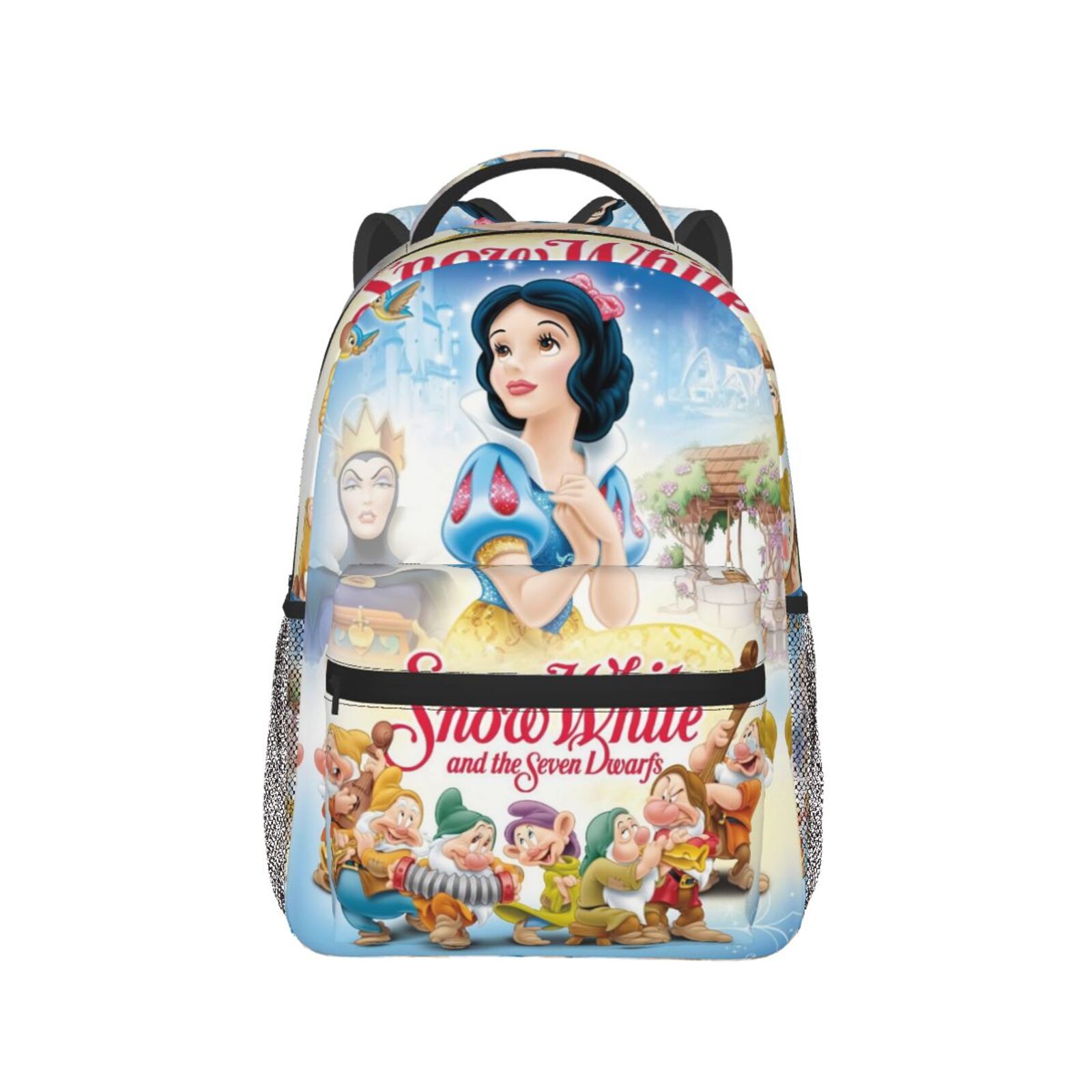 Disney&Snow White And The Seven Dwarfs Backpack for Men and Women,Large ...