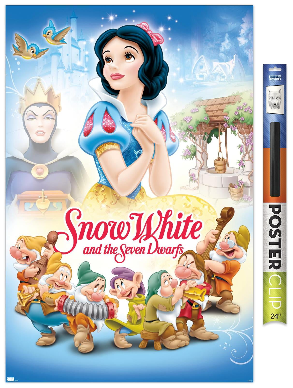 Disney Snow White And The Seven Dwarfs - Cover Wall Poster, 22.375" x 34" - Walmart.com
