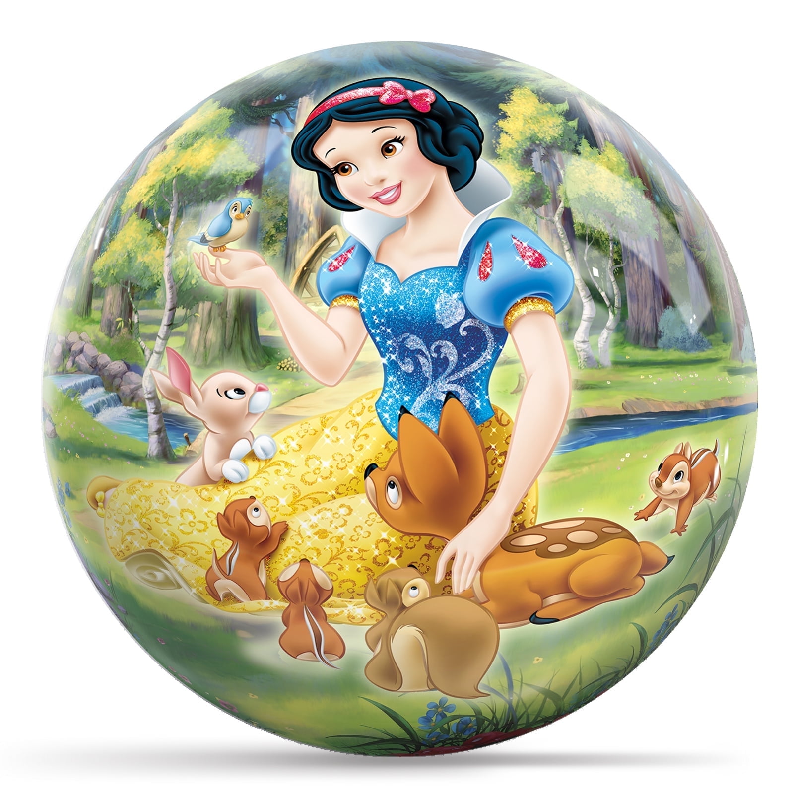 Disney Snow White Characters Undrilled Bowling Ball 16lb - Walmart.com