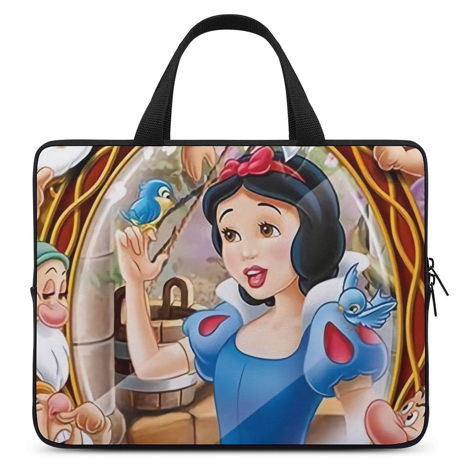 Disney&Snow White Group Shot Classic Poster 12 Inch Laptop Bag ...