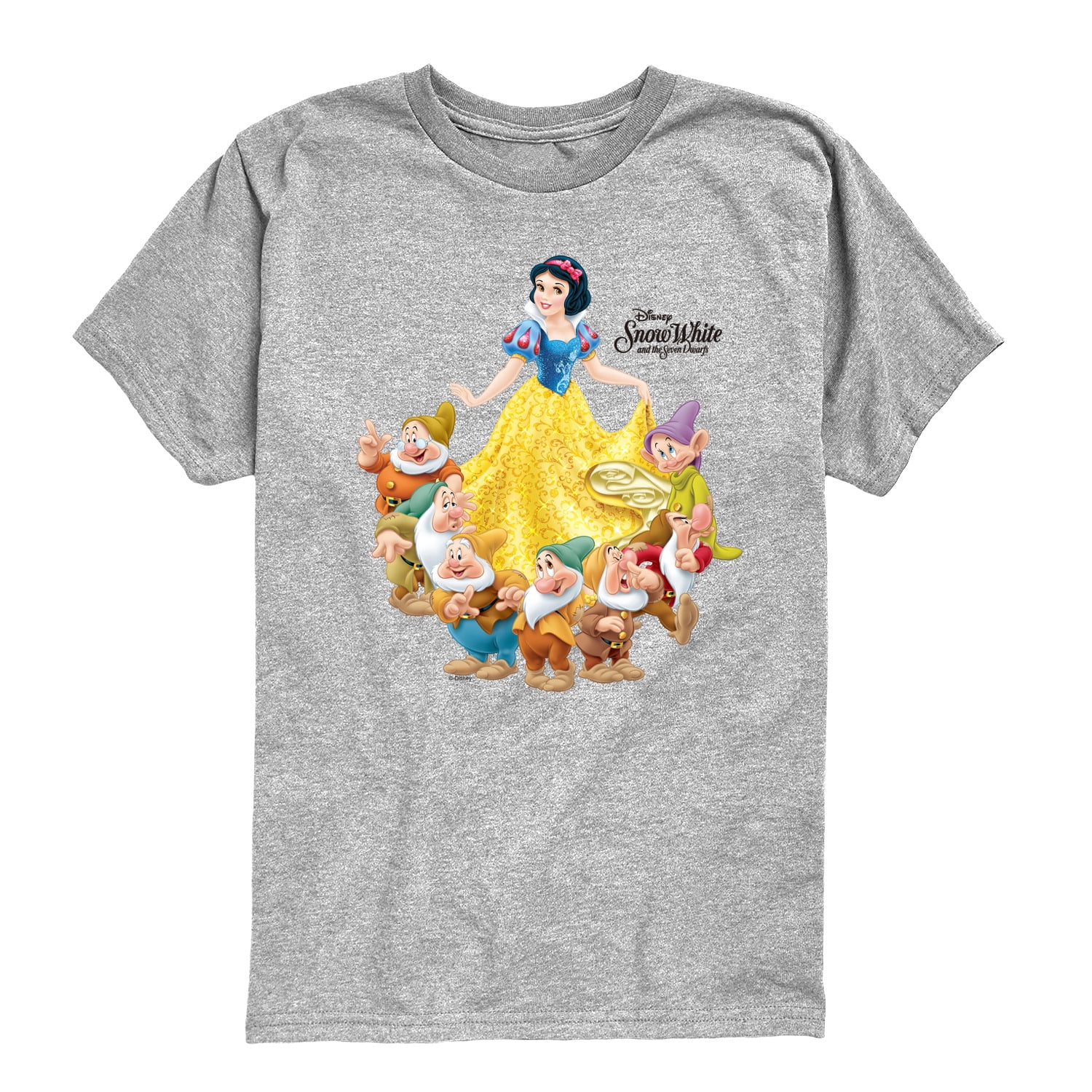 Disney - Snow White Poster - Youth Boys Short Sleeve Graphic T-Shirt ...