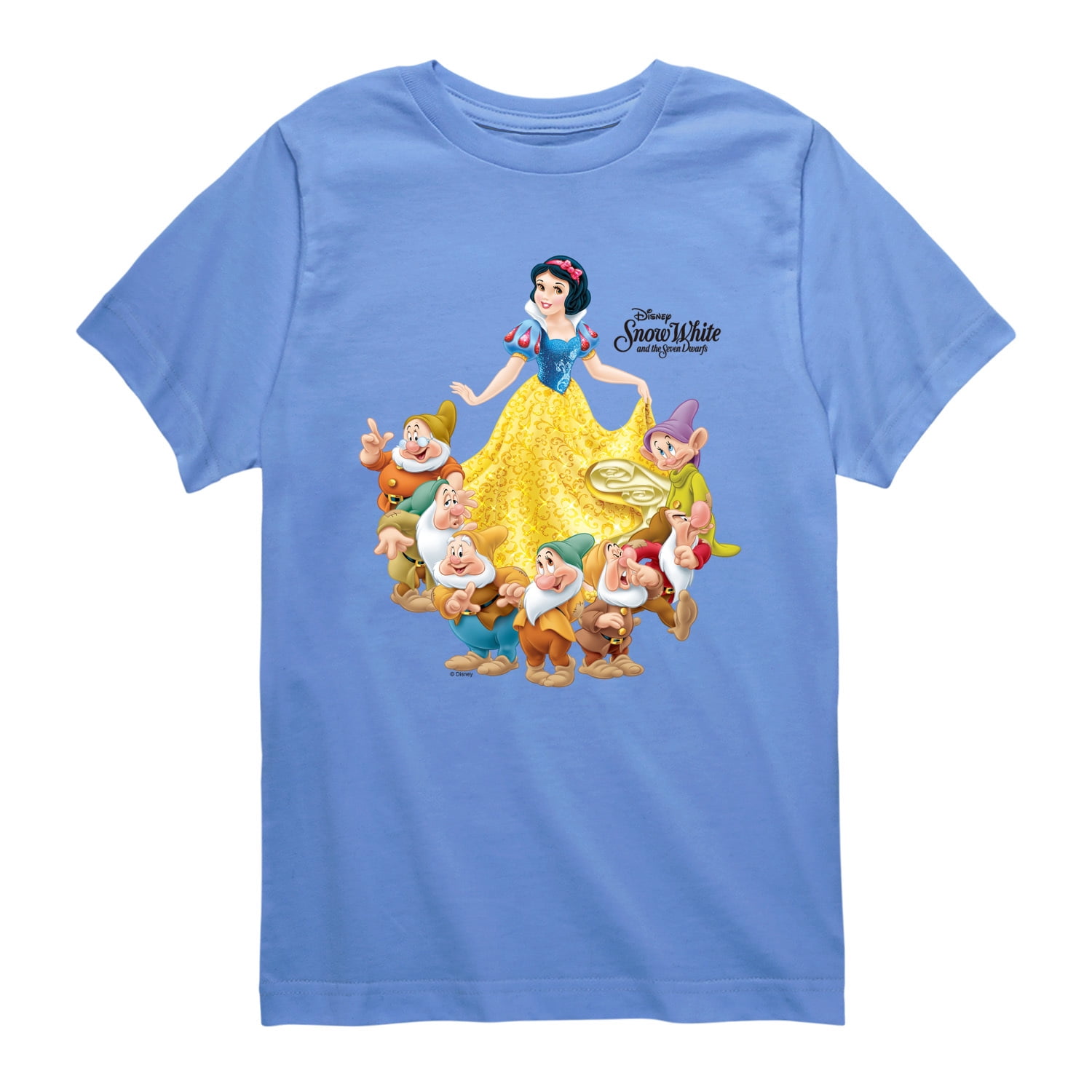 Disney - Snow White Poster - Youth Boys Short Sleeve Graphic T-Shirt ...