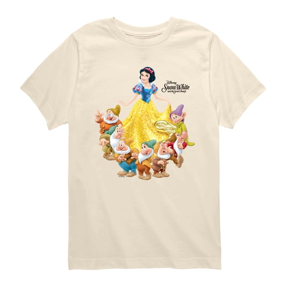 Disney - Snow White Poster - Youth Boys Short Sleeve Graphic T-Shirt ...