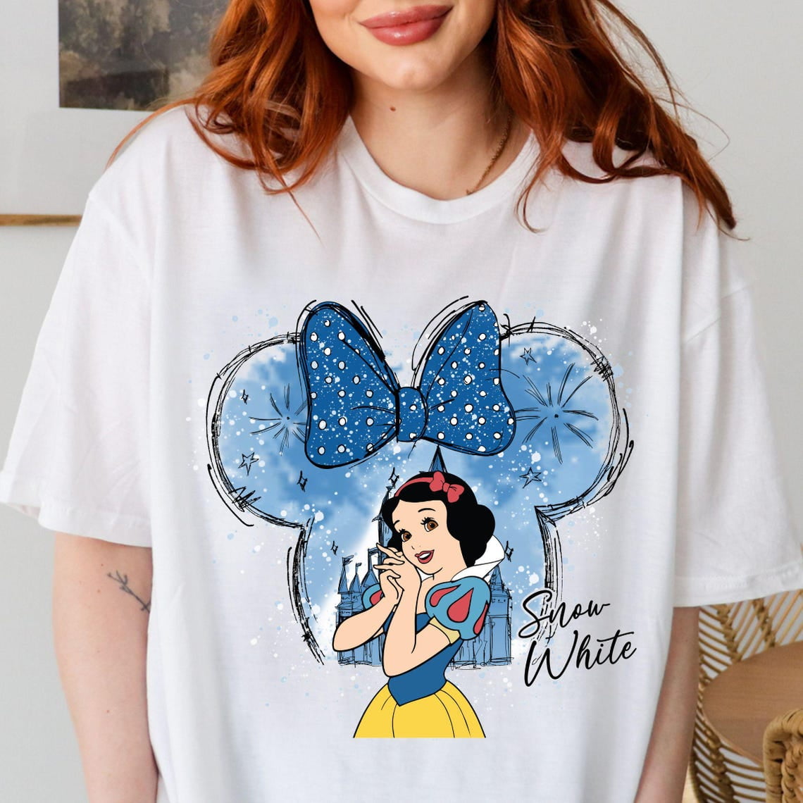 Disney Snow White Shirt, Snow White Watercolor Minnie, Disney Castle ...