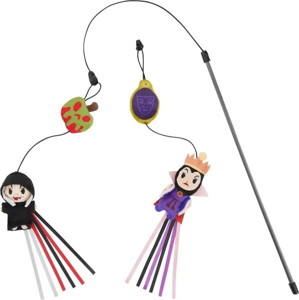 Disney Snow White Teaser Wand Cat Toy With Interchangeable Crone And ...