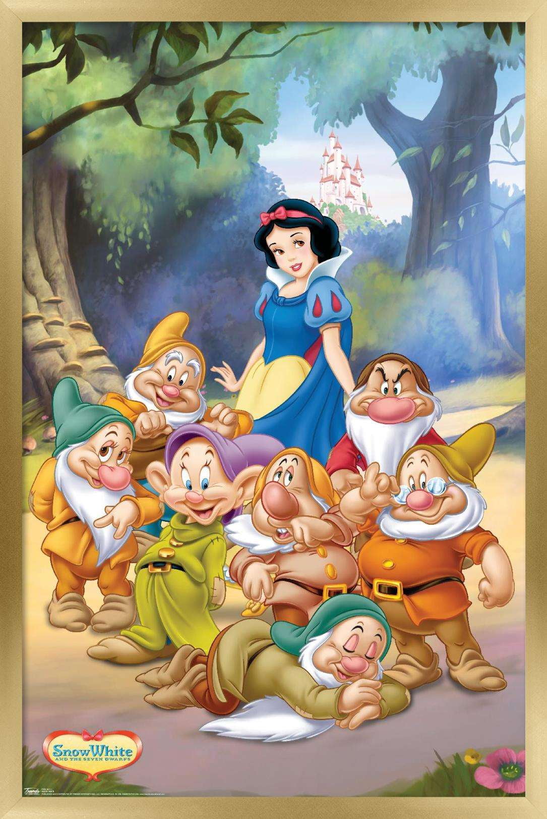 Disney Snow White and the Seven Dwarfs - Group Wall Poster, 22.375" x ...