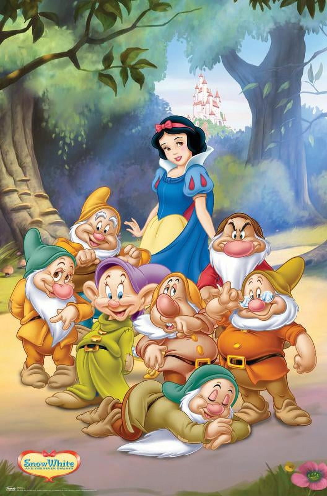 Disney Snow White and the Seven Dwarfs - Group Wall Poster, 22.375" x ...