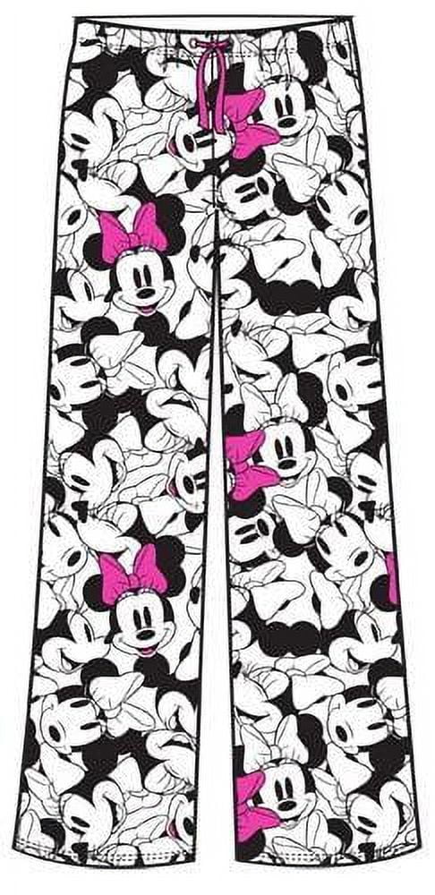 Disney Minnie Mouse Sleep Lounge PJ Bottoms - Women's Knit Pajama Pants ...