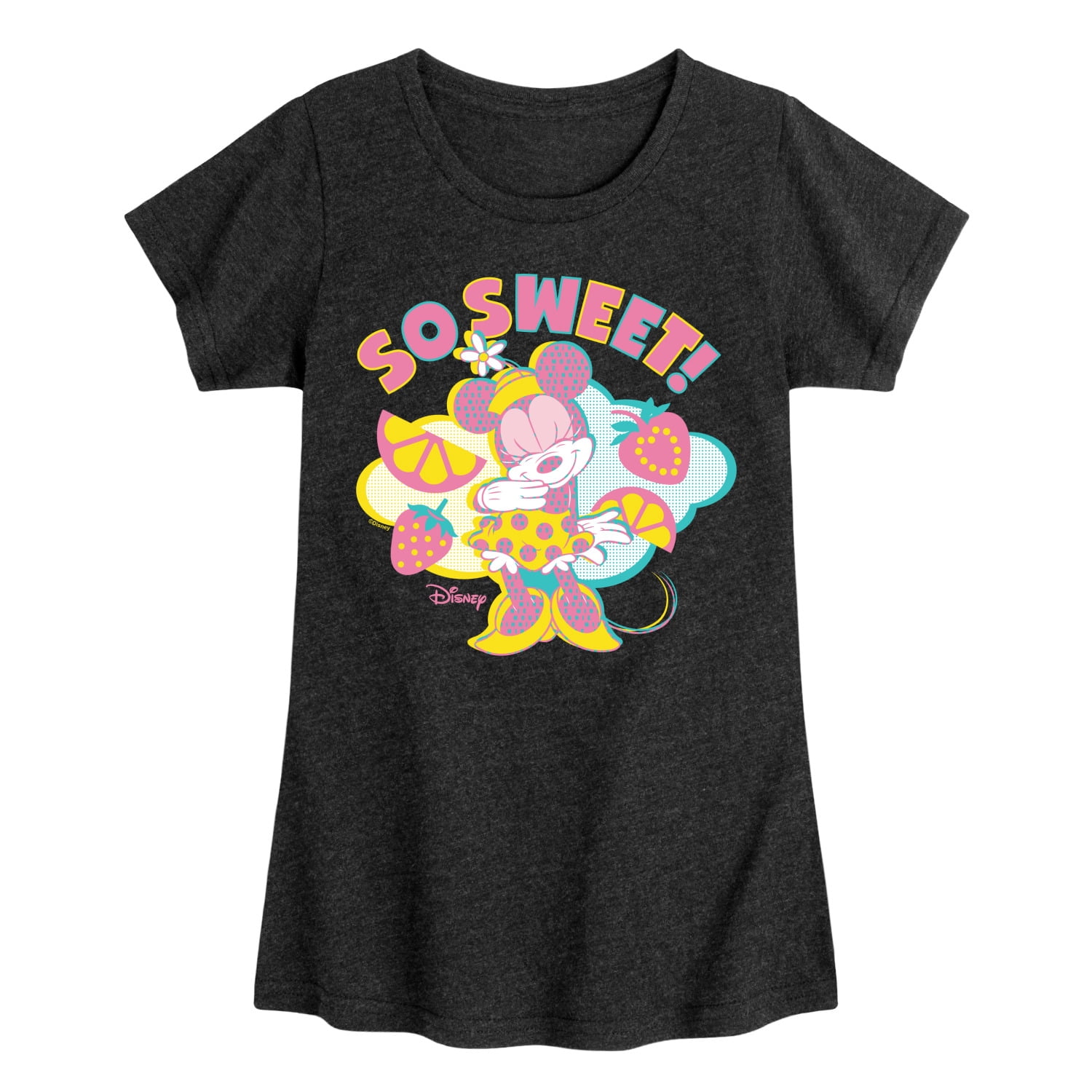 Disney - So Sweet - Toddler & Youth Girls Short Sleeve Graphic T-Shirt ...