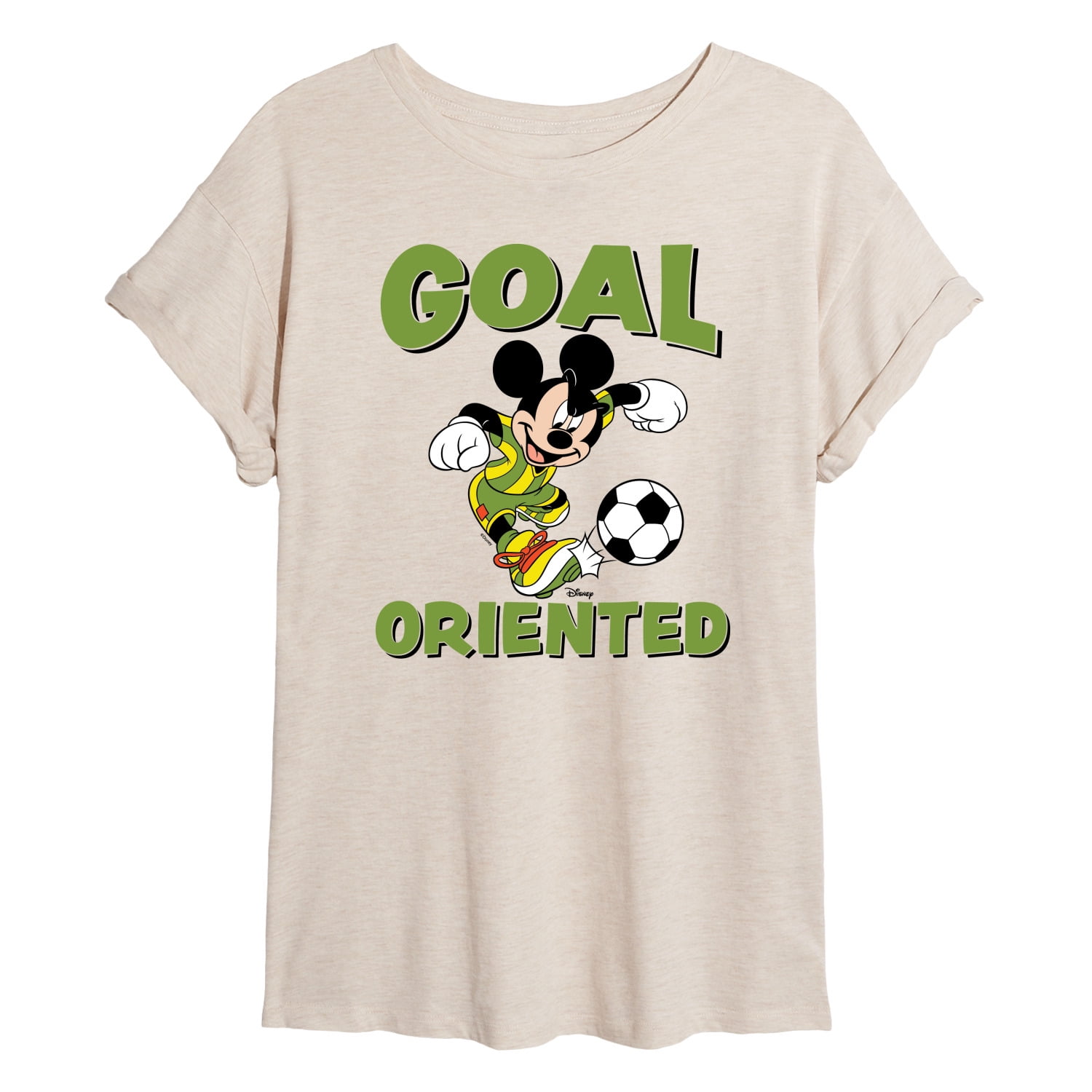 Disney - Soccer Goal - Women's Oversized T-Shirt - Walmart.com