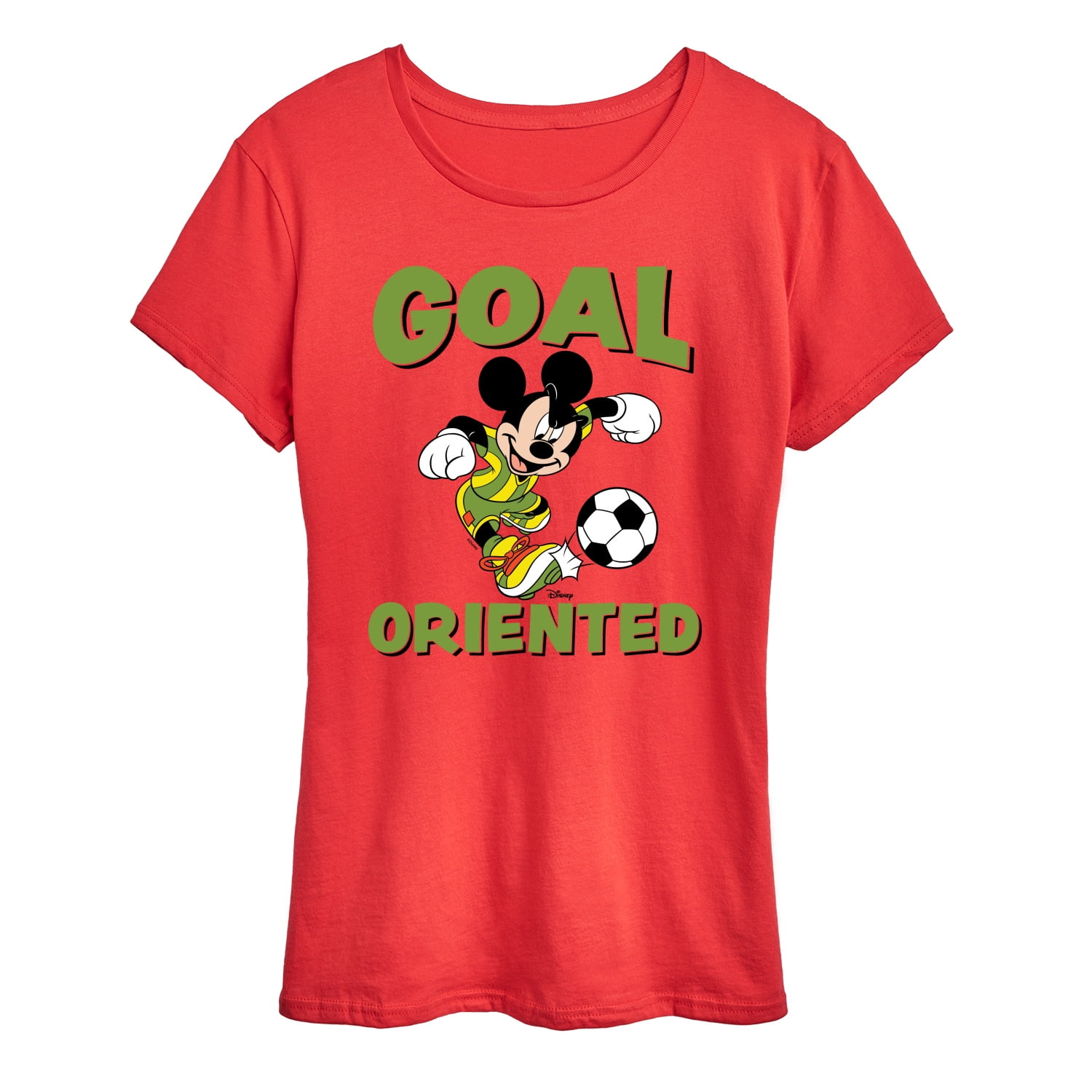 Disney - Soccer Goal - Women's Short Sleeve Graphic T-Shirt - Walmart.com