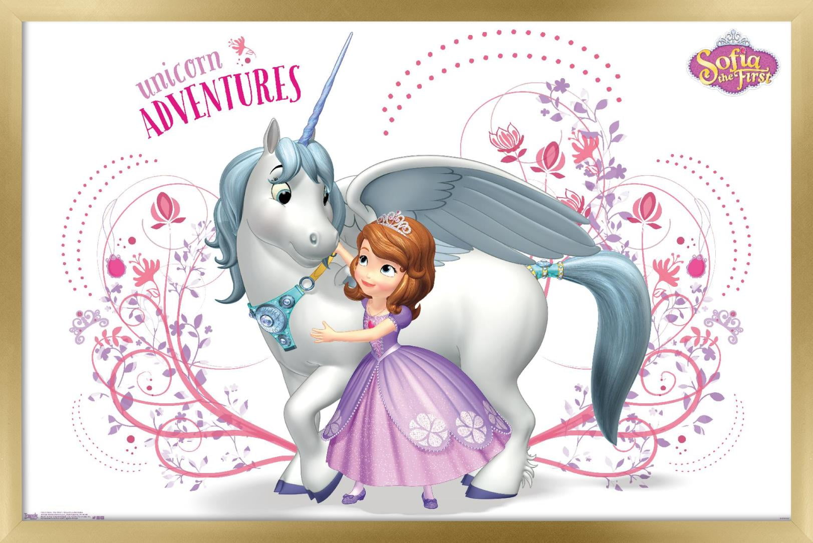 Disney Sofia The First - Unicorn Adventures Wall Poster, 22.375" x 34 ...