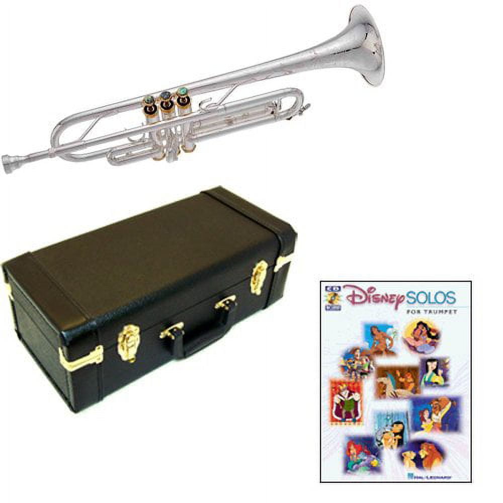 Disney Solos Bb Silver Plated Trumpet Pack - Includes Trumpet w/Case ...