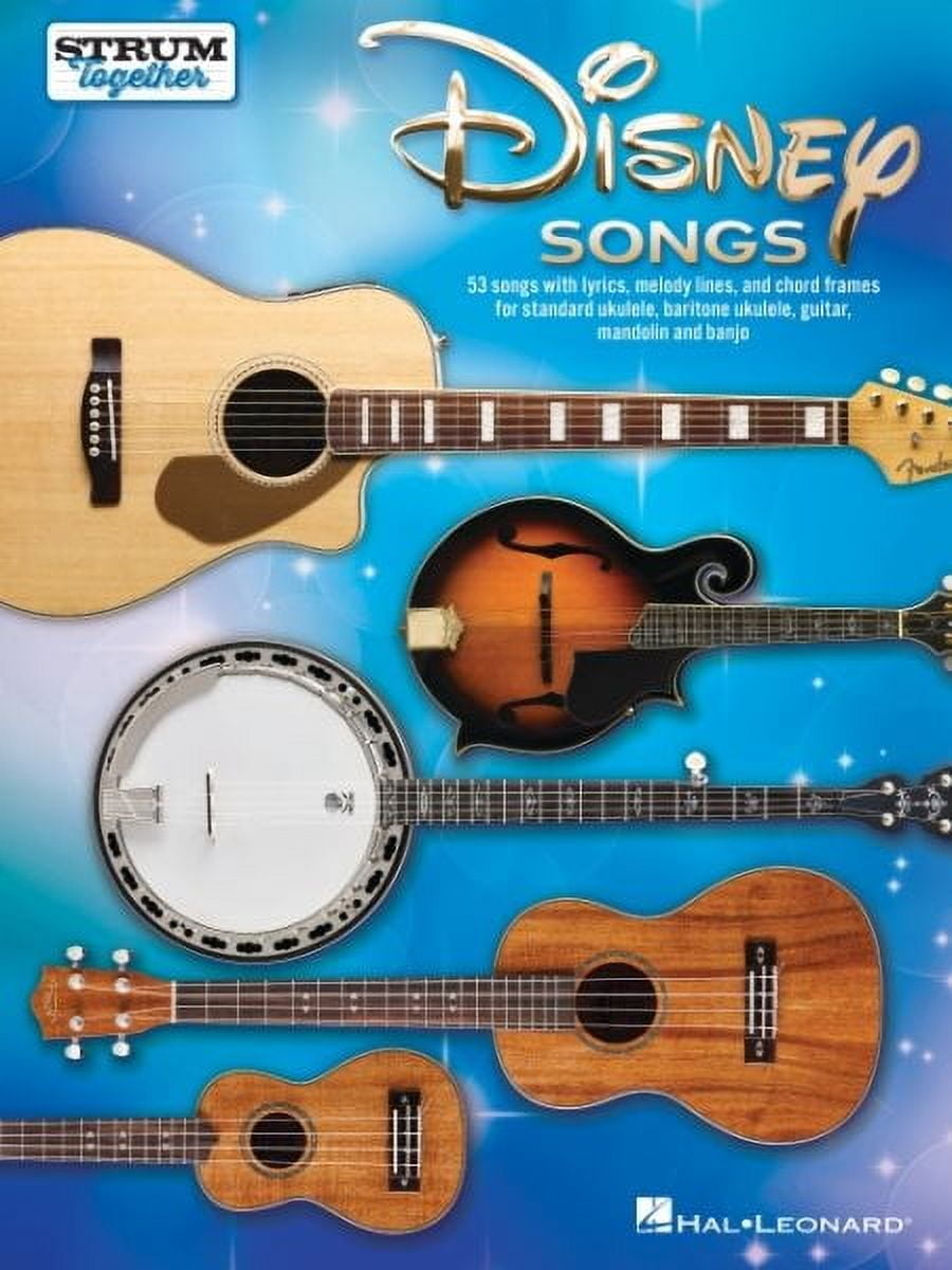Disney Songs - Strum Together Songbook for Any Mix of Standard Ukulele ...