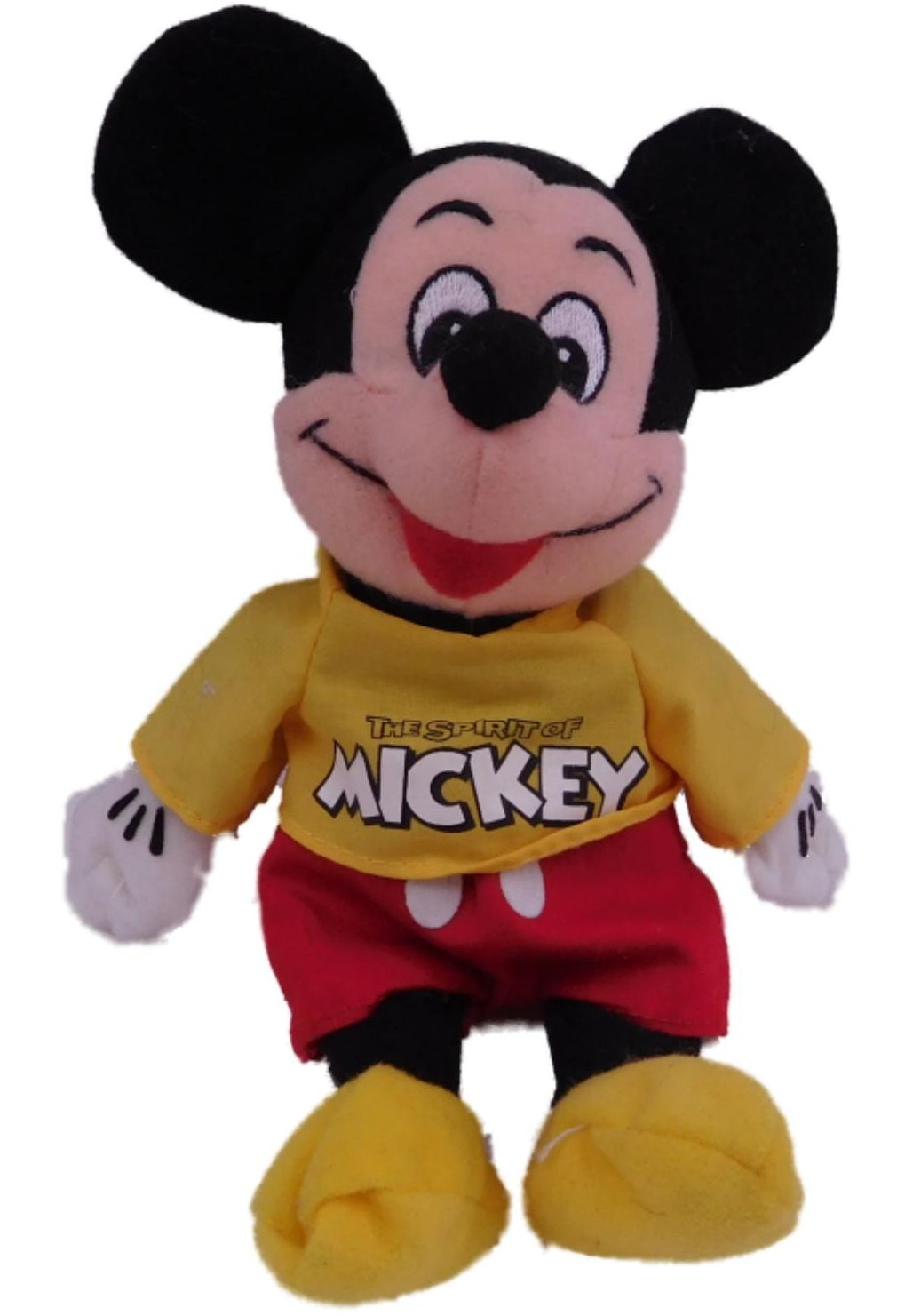 Disney Spirit Of Mickey Mouse Stuffed Animal Plush Pal Bean Figure ...