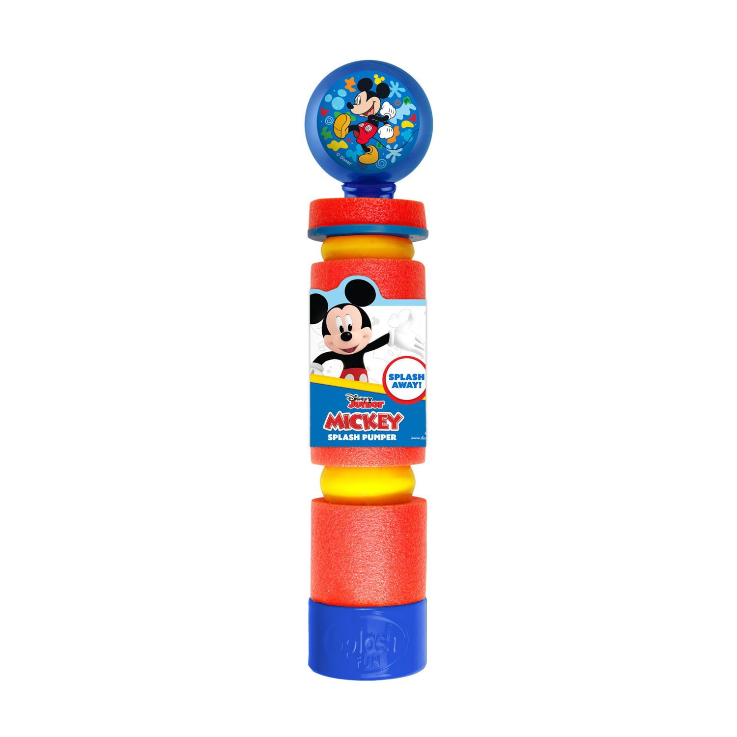 Disney Splash Water Pumper with Foam Grip for Ages 4+ - Mickey, Minnie ...