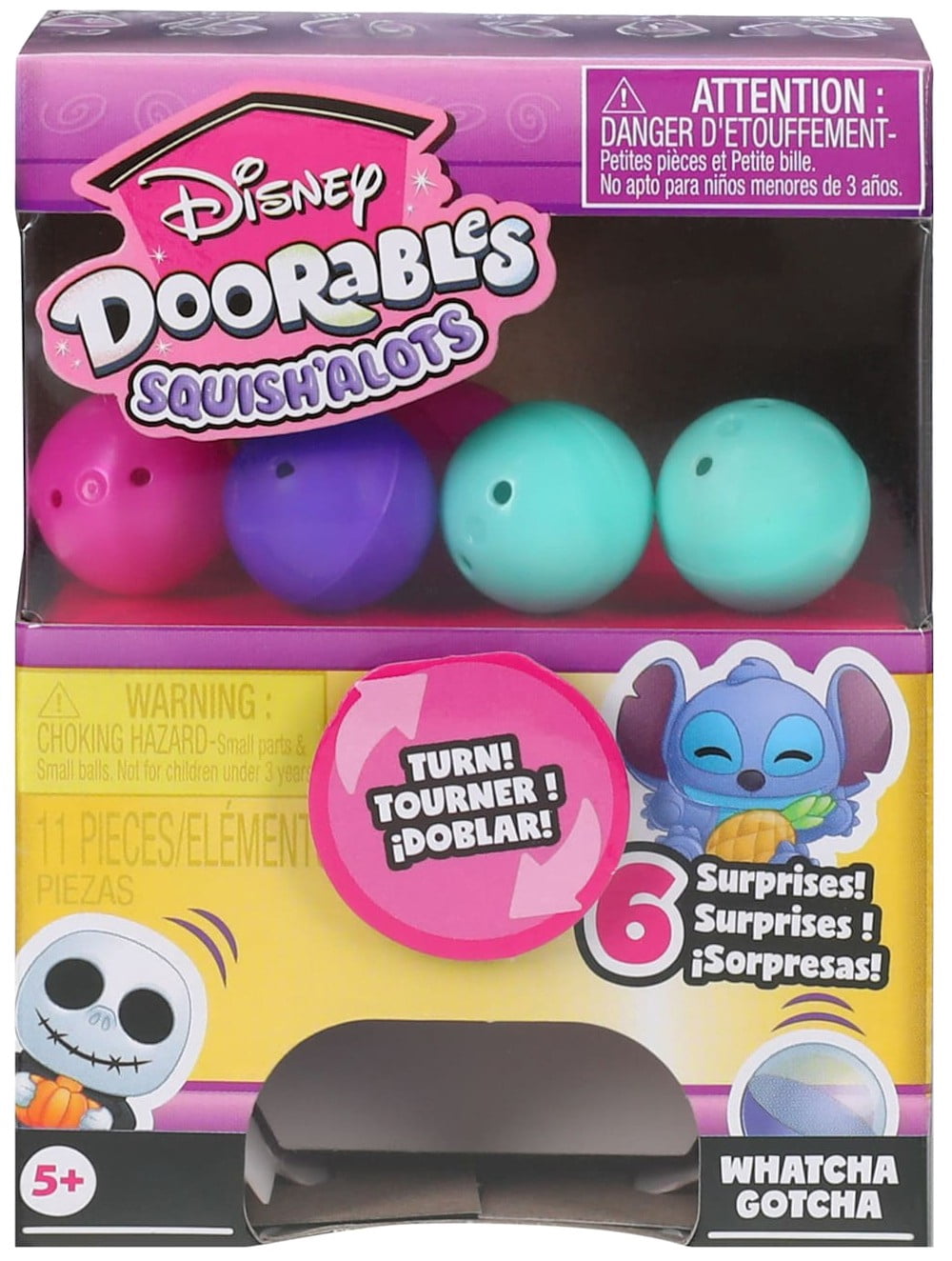 Disney SquishAlots Whatcha Gotcha Mystery Pack (6 Surprises Inside ...