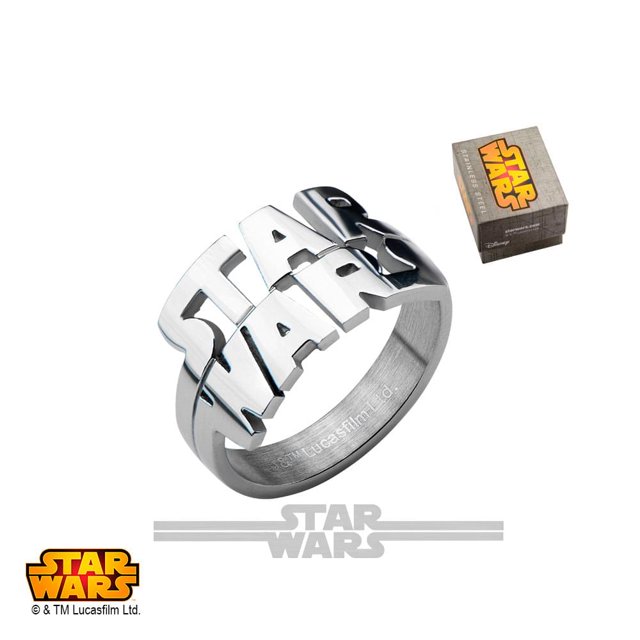 Disney Stainless Steel Cutout Logo Ring - Walmart.com