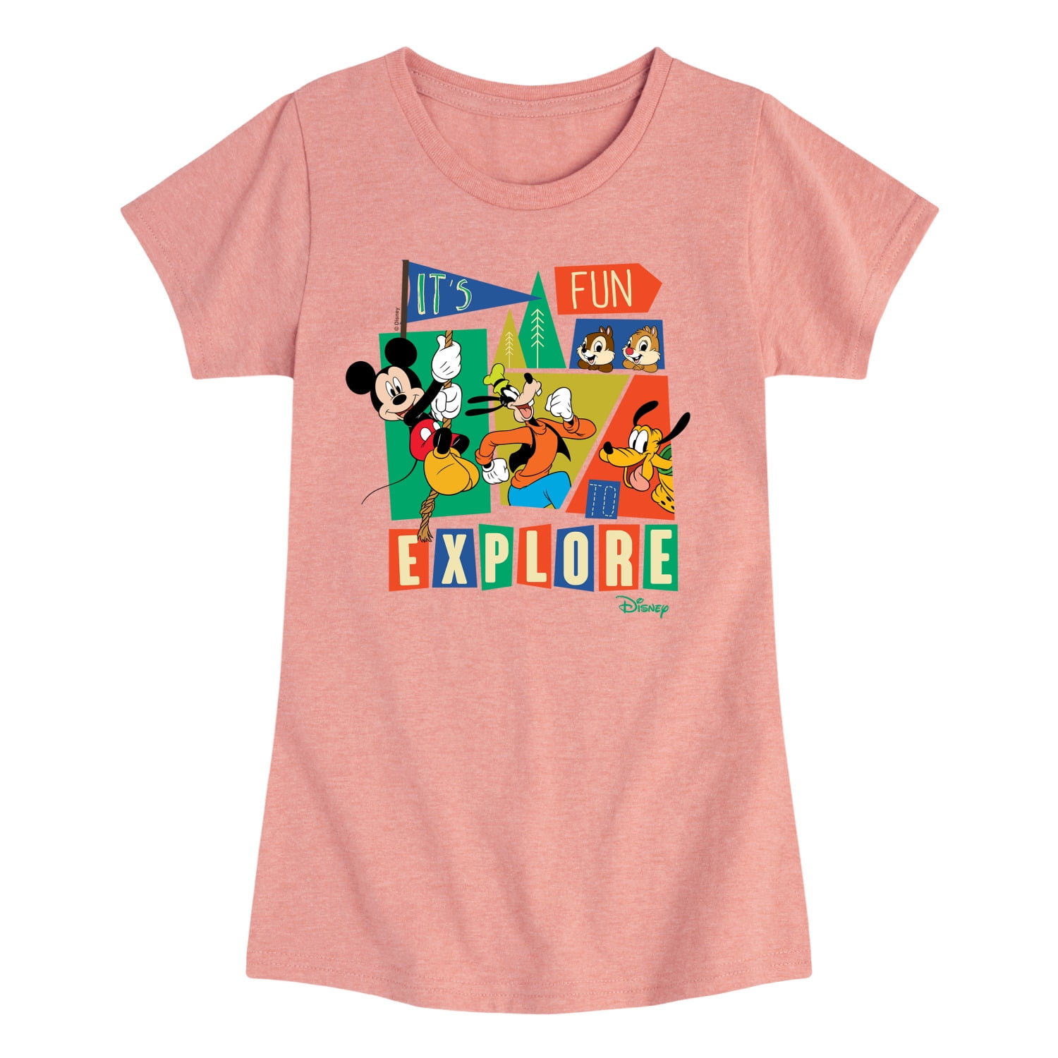 Disney Standard - Its Fun To Explore - Toddler & Youth Girls Short ...
