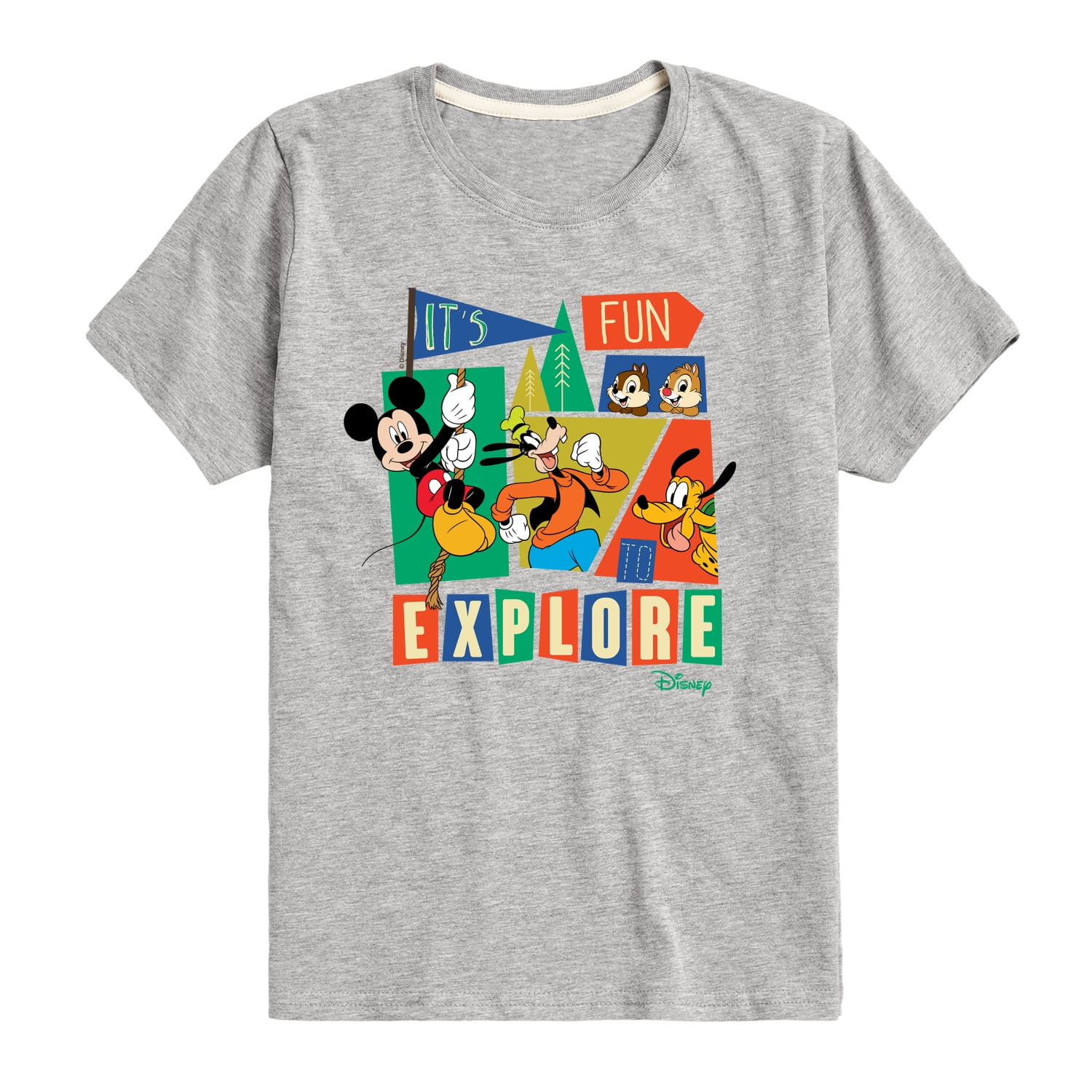 Disney Standard - Its Fun To Explore - Toddler & Youth Short Sleeve ...