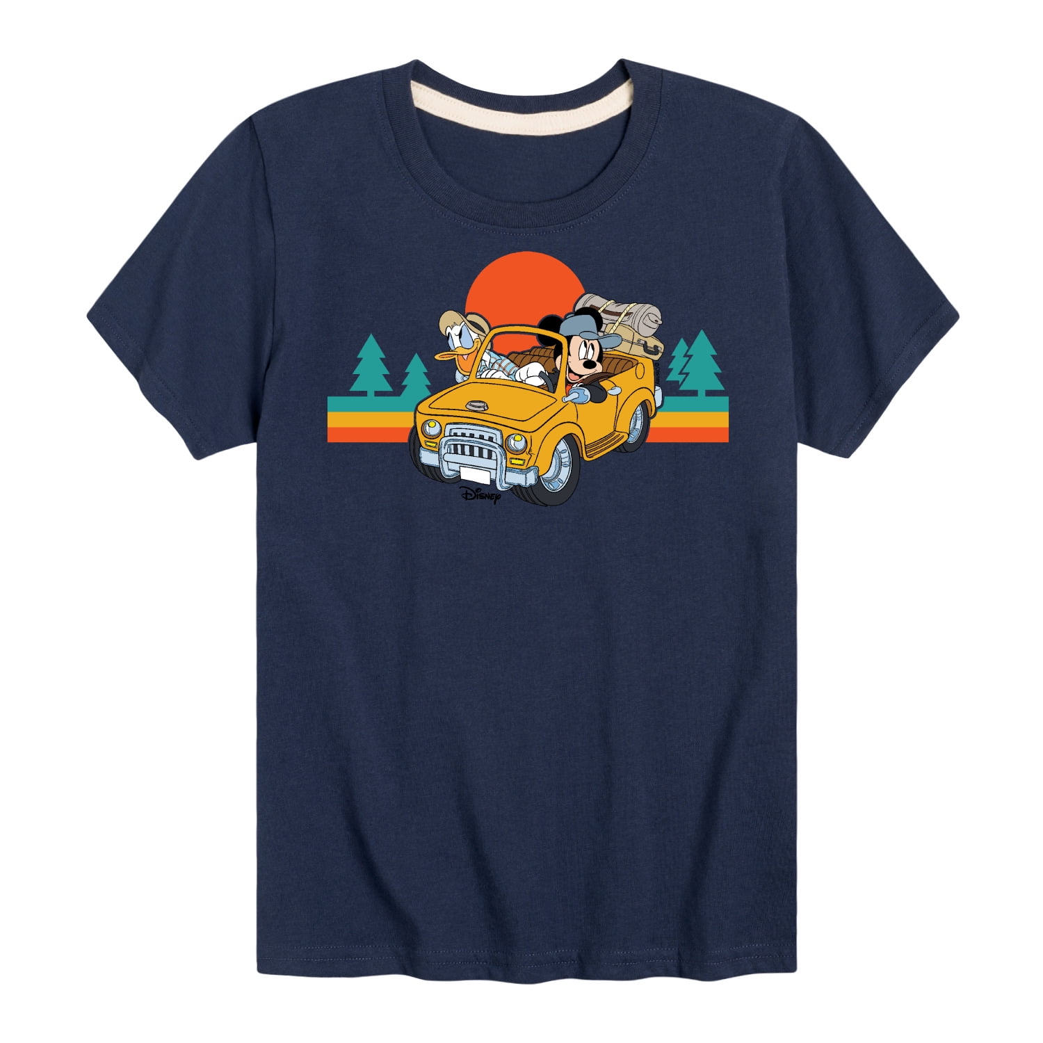 Disney - Lets Hit The Road - Toddler & Youth Short Sleeve Graphic T ...