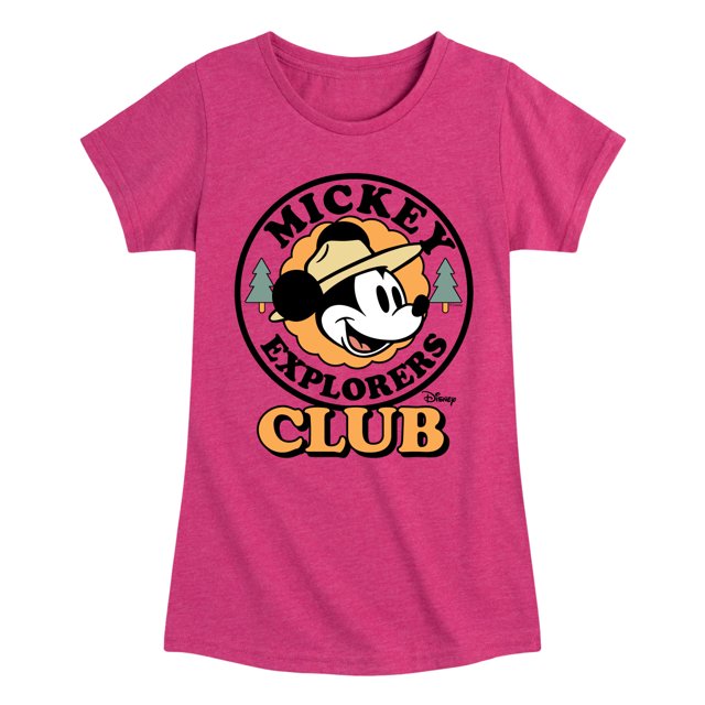 Disney - Little Explorers Club - Toddler & Youth Girls Short Sleeve ...