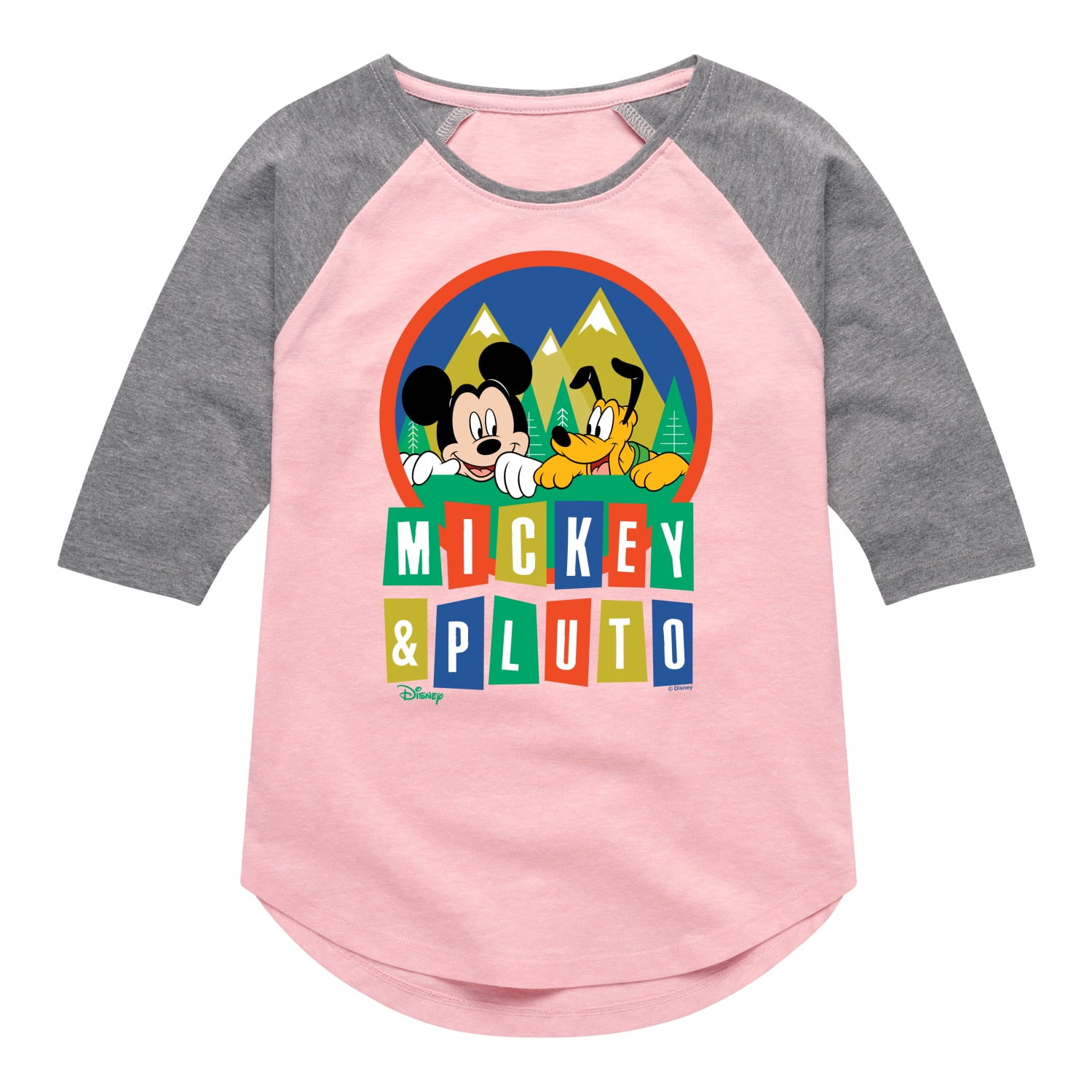 Disney Standard - Mickey And Pluto - Toddler & Youth Girls Fleece Dress ...