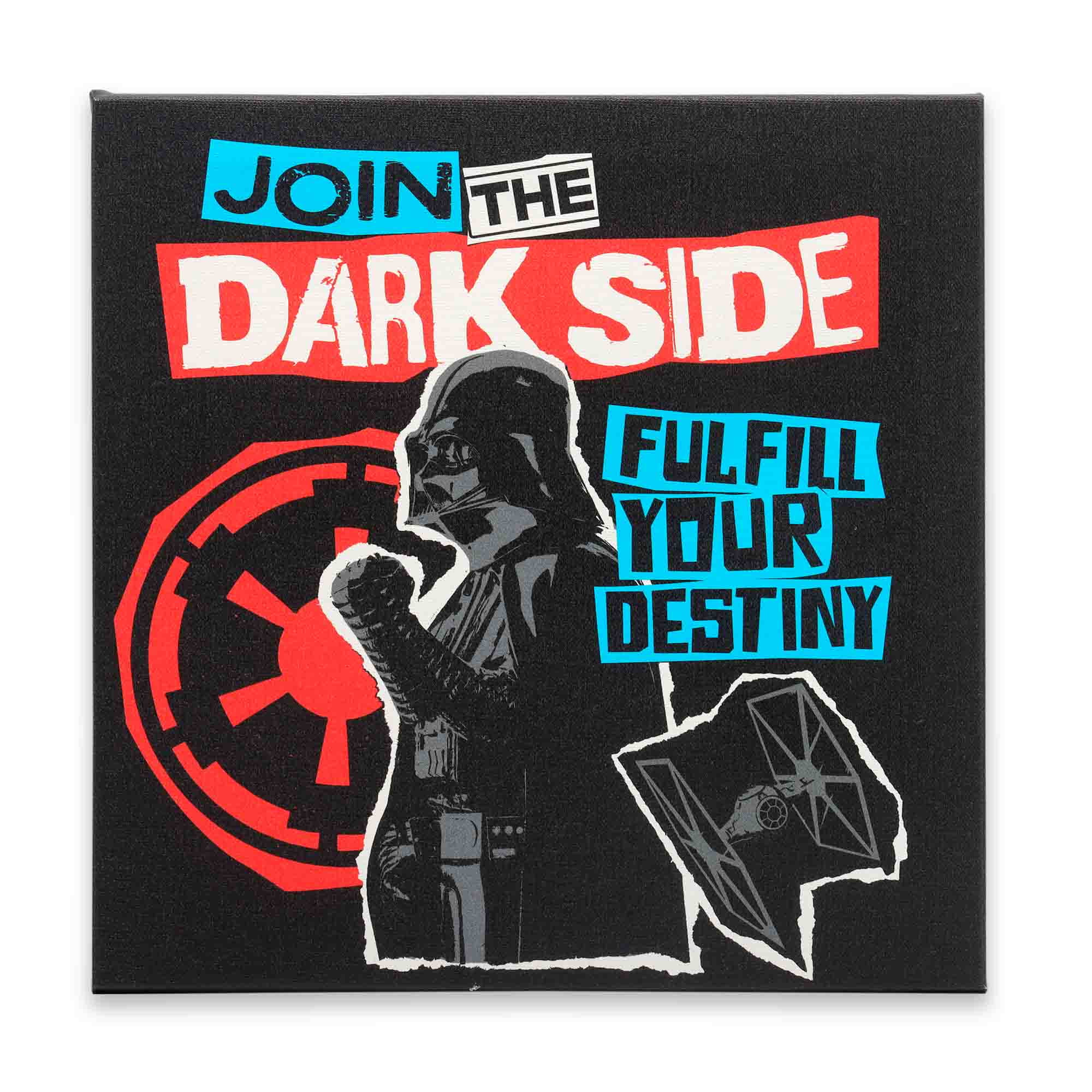 Disney Star Wars Join the Dark Side Darth Vader Gallery Wrapped Canvas ...